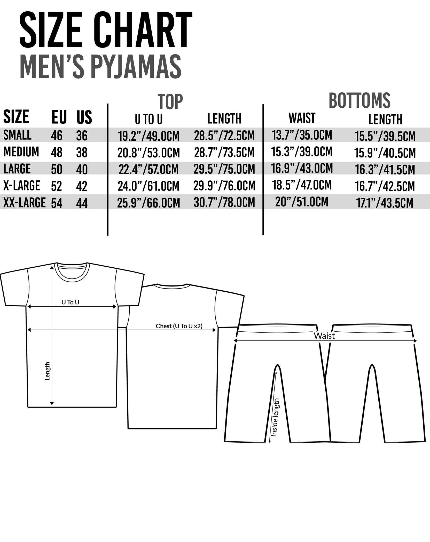Dragonball Z Goku Character Men's Pyjamas - Short OR Long Leg Options ...