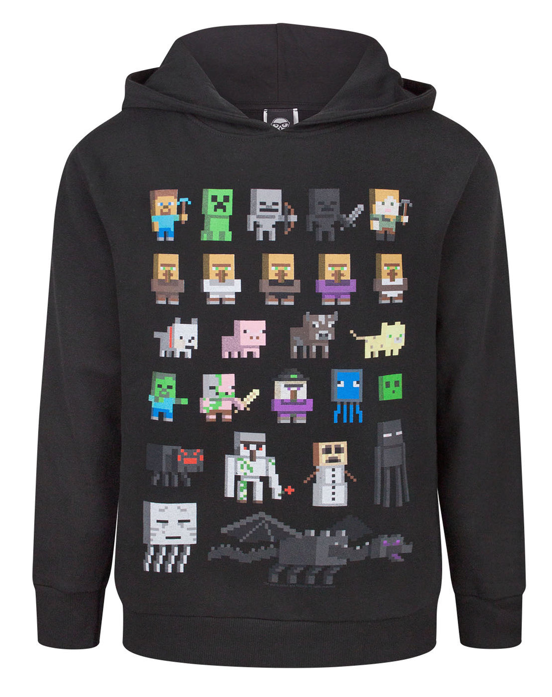 Minecraft Sprites Black Hoodie — Vanilla Underground