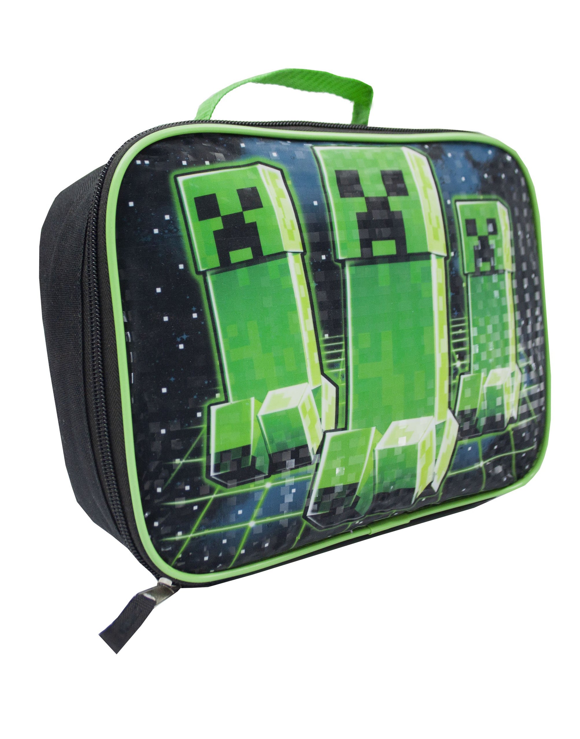 Minecraft Creeper Kids/Boys Lunch Box School Food Container Children's ...