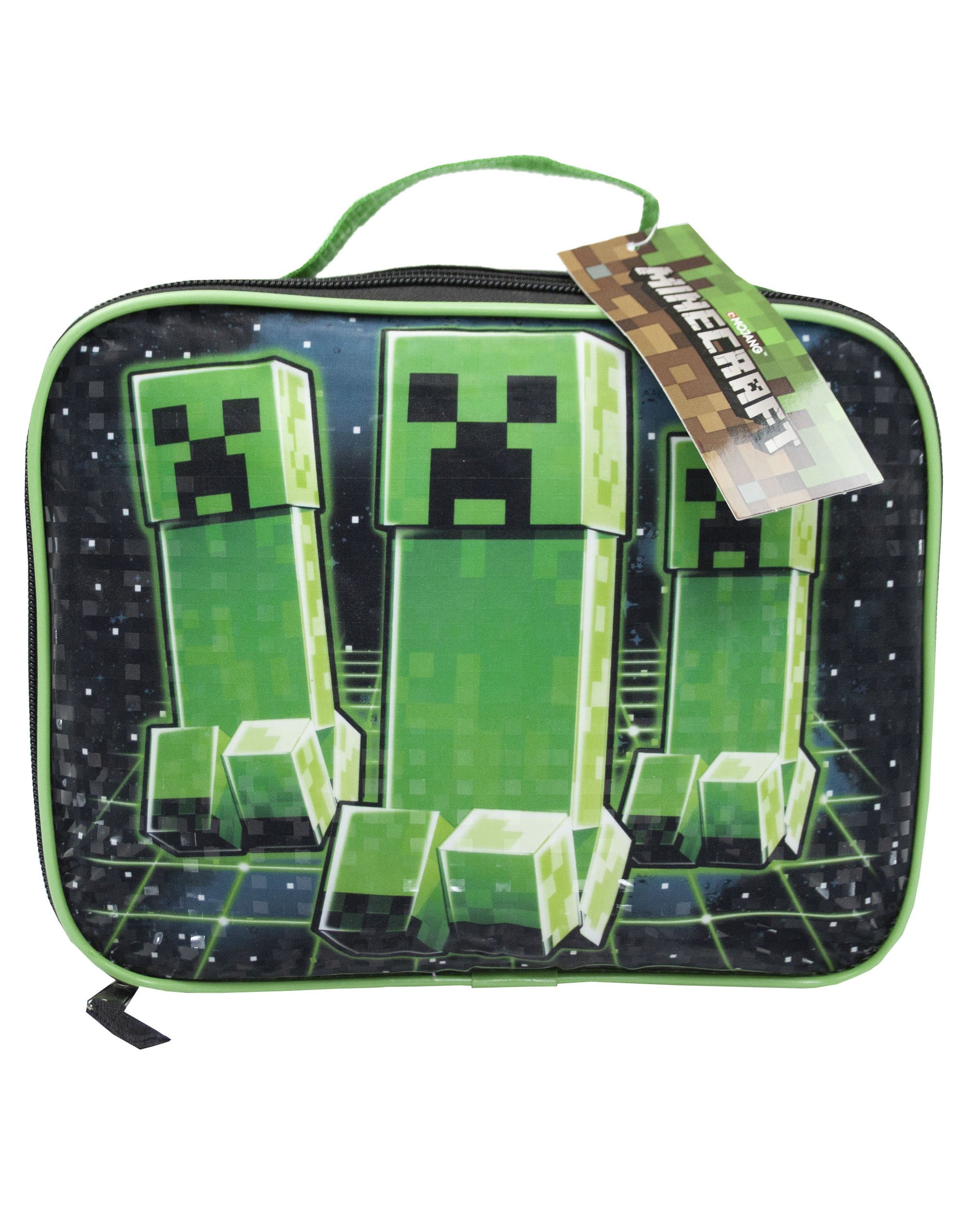 Minecraft Creeper Kids/Boys Lunch Box School Food Container Children's ...