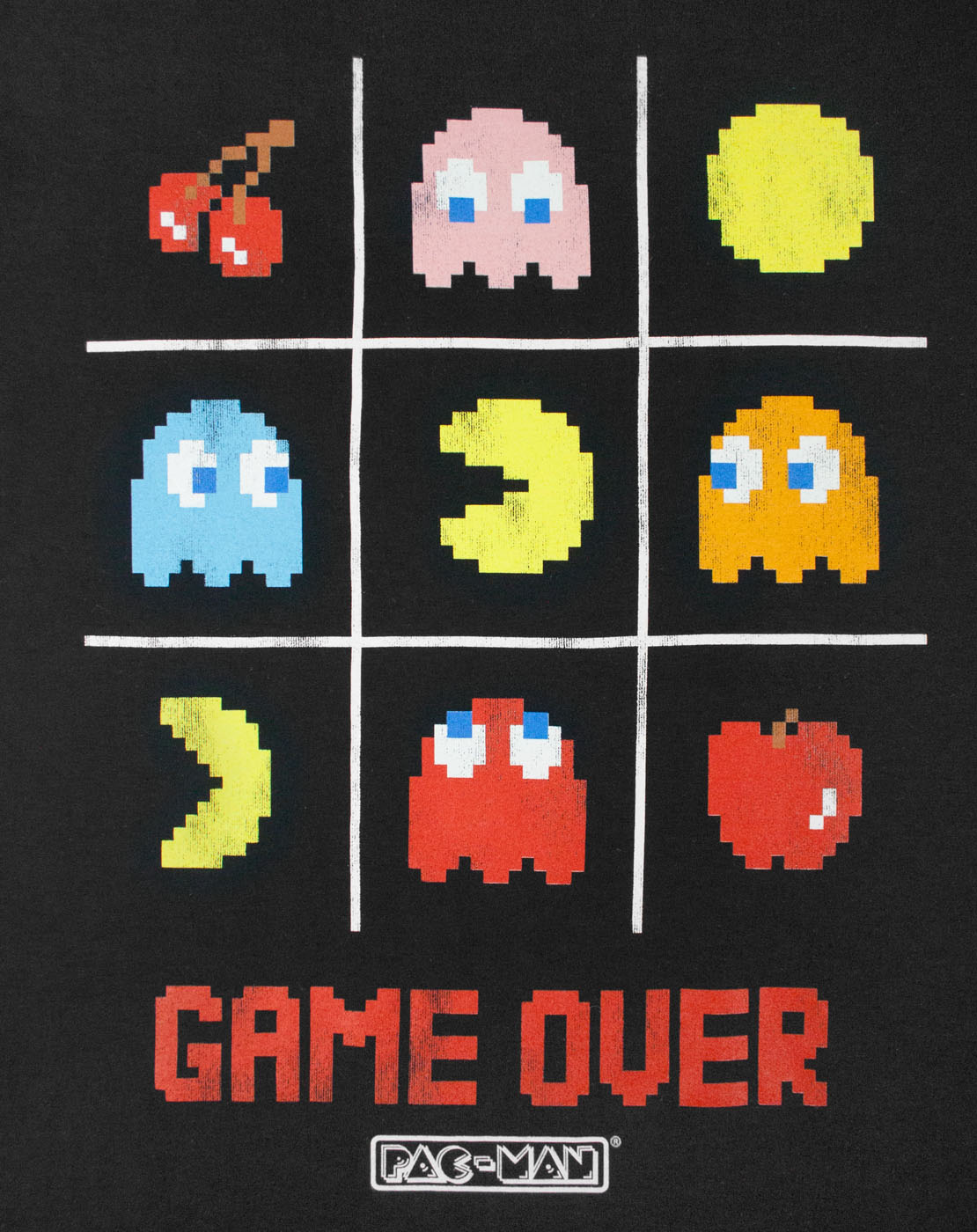 Pac-Man Game Over Mens T-Shirt — Vanilla Underground