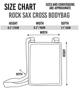 Rock Sax Metallica Kill Em All Black Cross-Body Band Bag — Vanilla ...