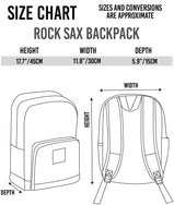 Fall Out Boy Backpack Rock Sax Rose Stamp Music Merchandise Rucksack B ...