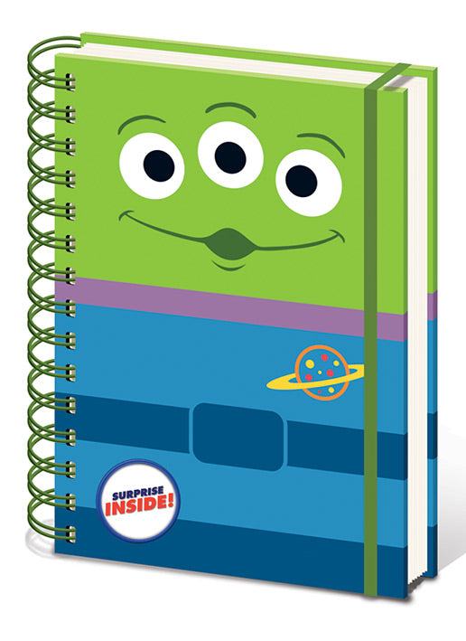 Disney Pixar Toy Story Alien A5 Wiro Notebook Stationary Pad — Vanilla ...