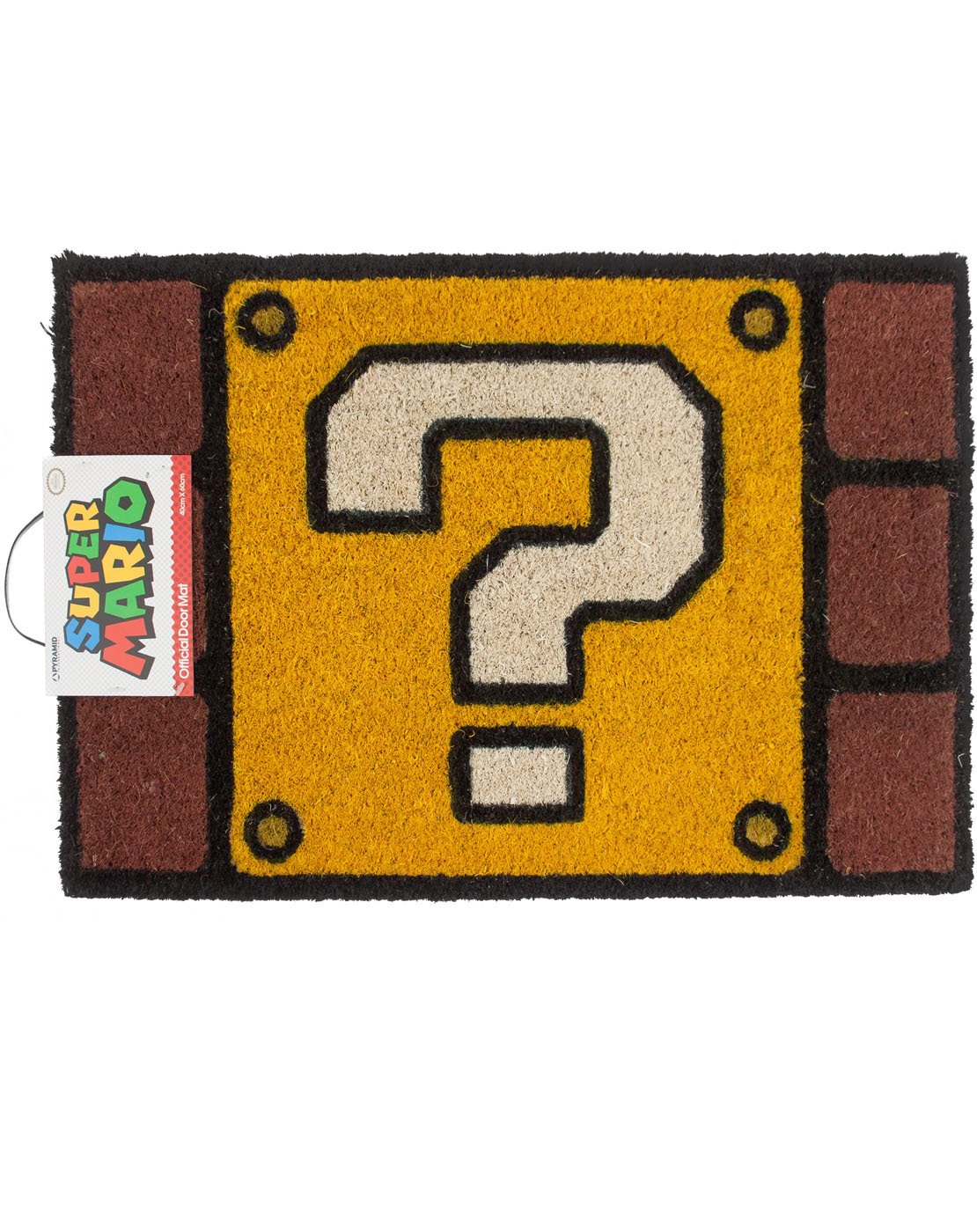 Super Mario Question Mark Block Door Mat — Vanilla Underground