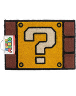 Super Mario Question Mark Block Door Mat — Vanilla Underground