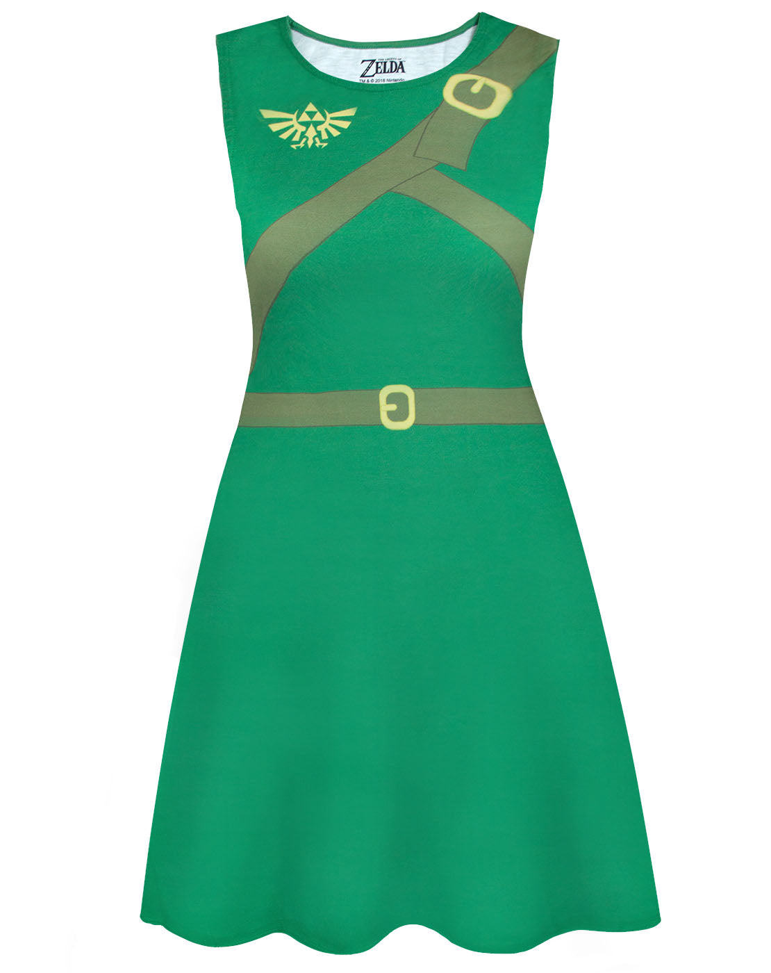 The Legend Of Zelda Classic Women's Costume Dress Ladies Fancy Dress P ...