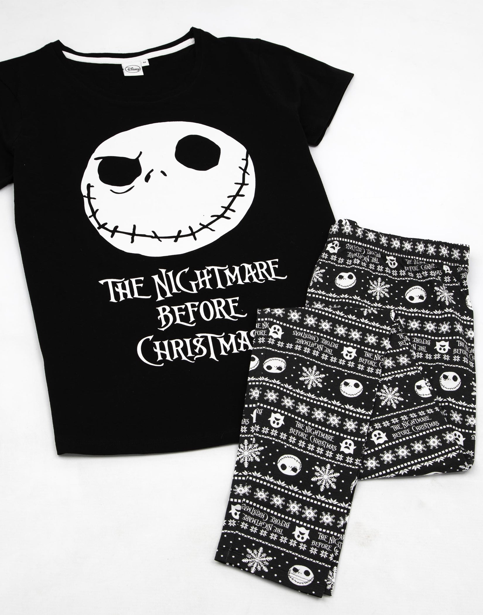 Disney The Nightmare Before Christmas Jack Skellington Women's Pyjamas ...