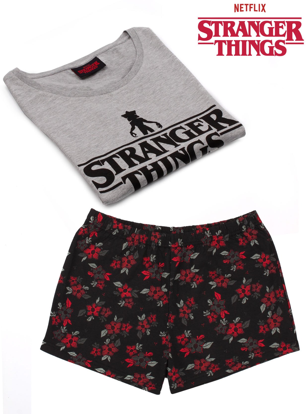 Stranger Things Pyjamas Womens Short OR Long Leg Options PJs — Vanilla ...