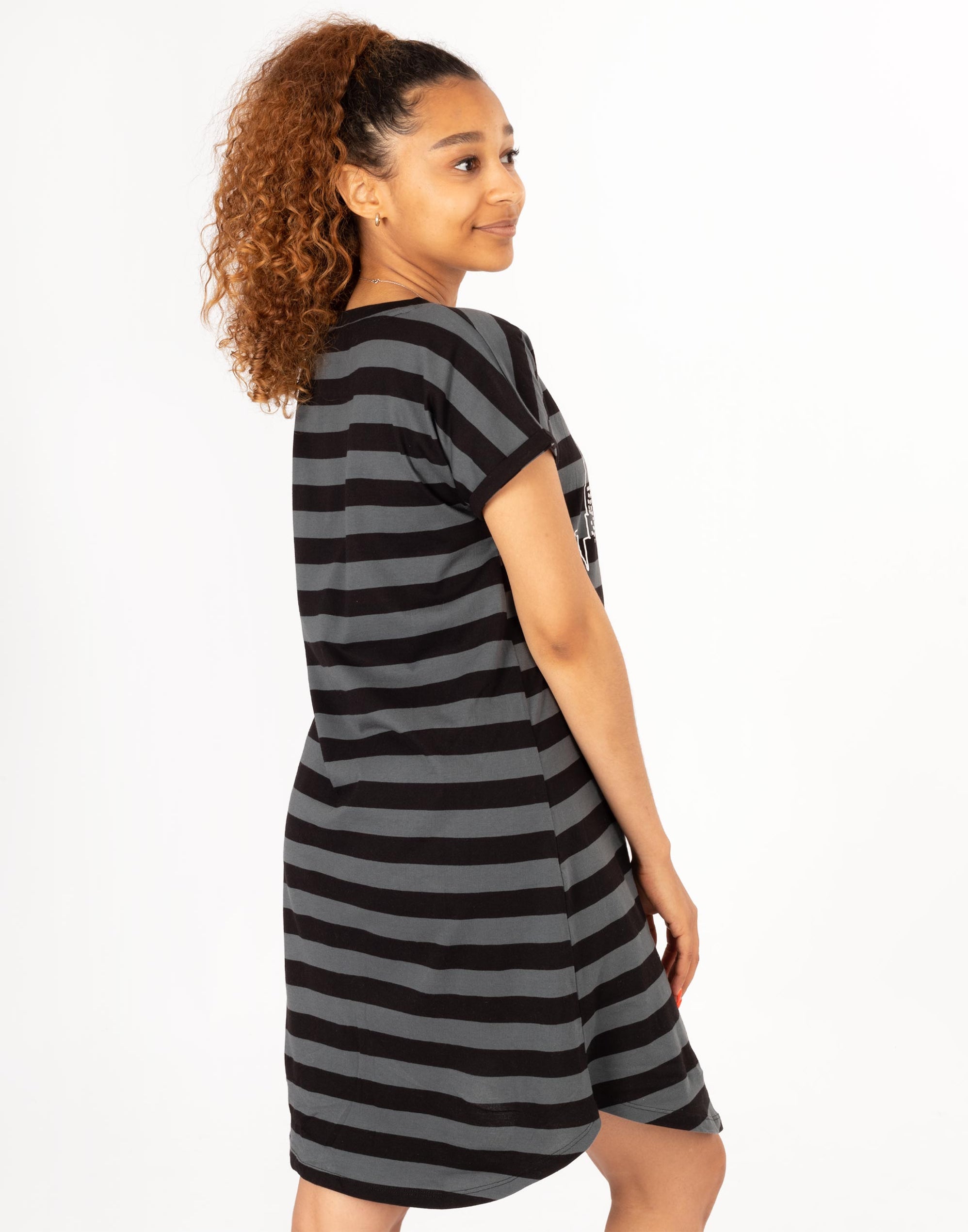 Friends Pyjamas For Womens Striped Night Dress — Vanilla Underground