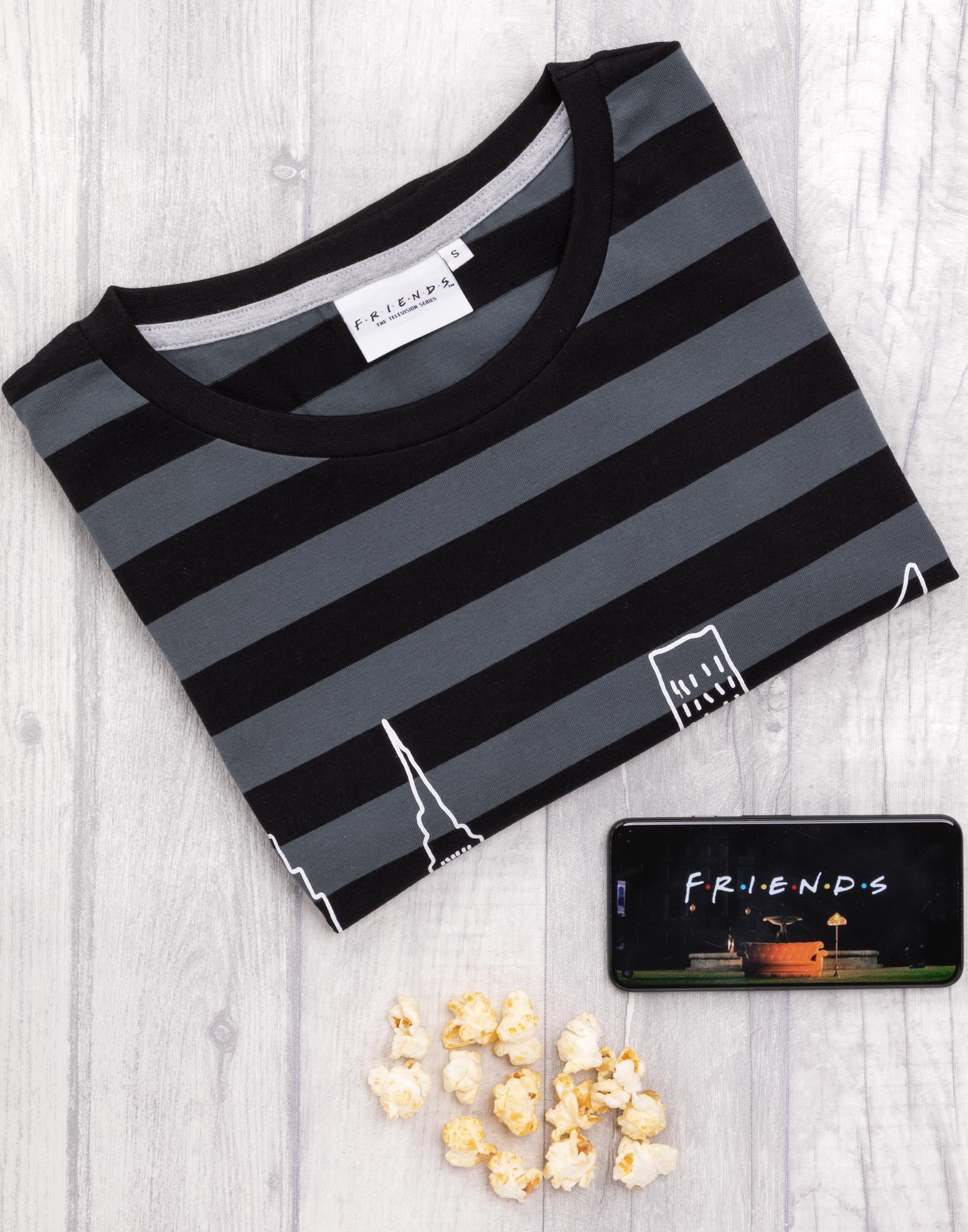 Friends Pyjamas For Womens Striped Night Dress — Vanilla Underground