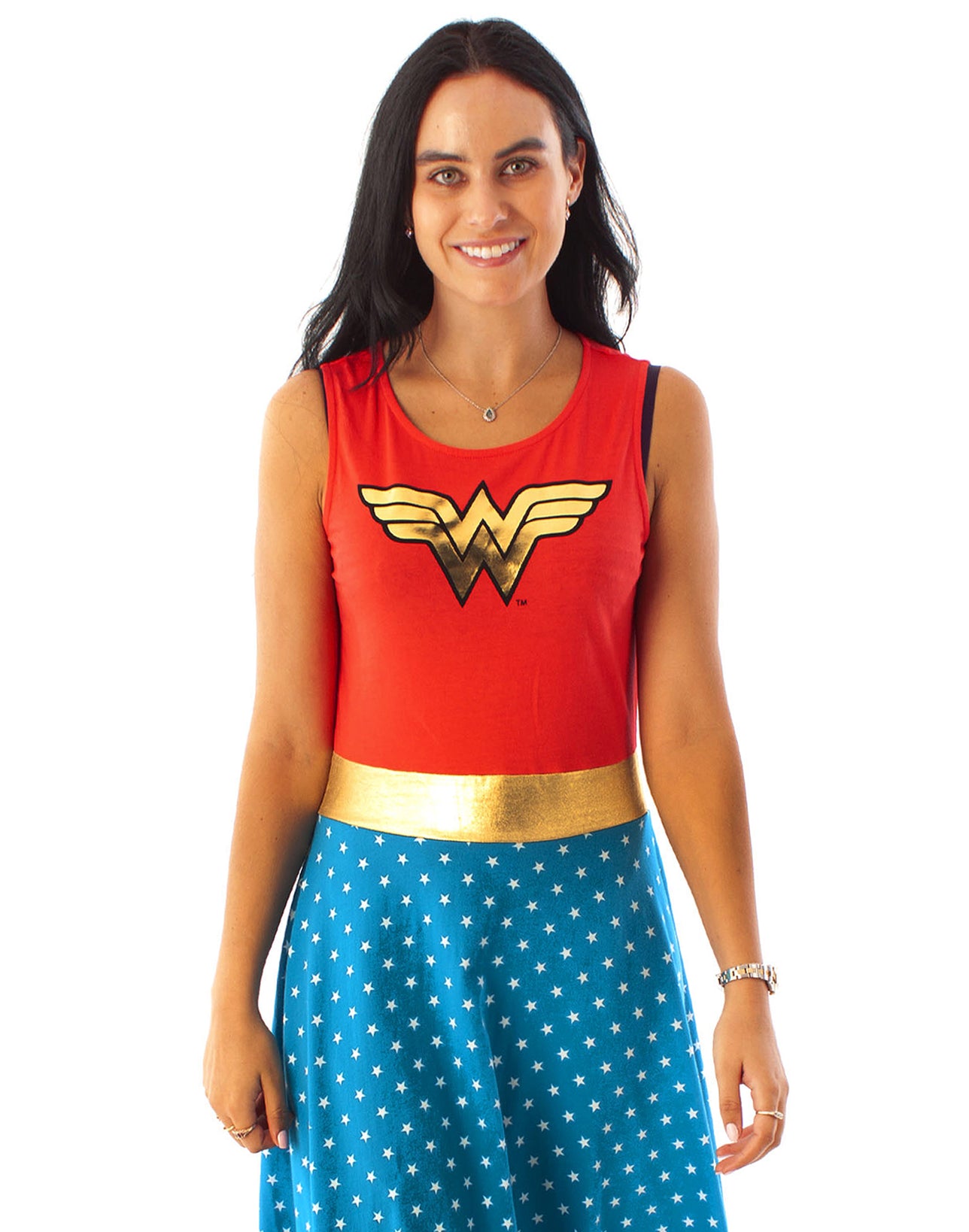 Wonder Woman Women's Costume Dress - Red — Vanilla Underground