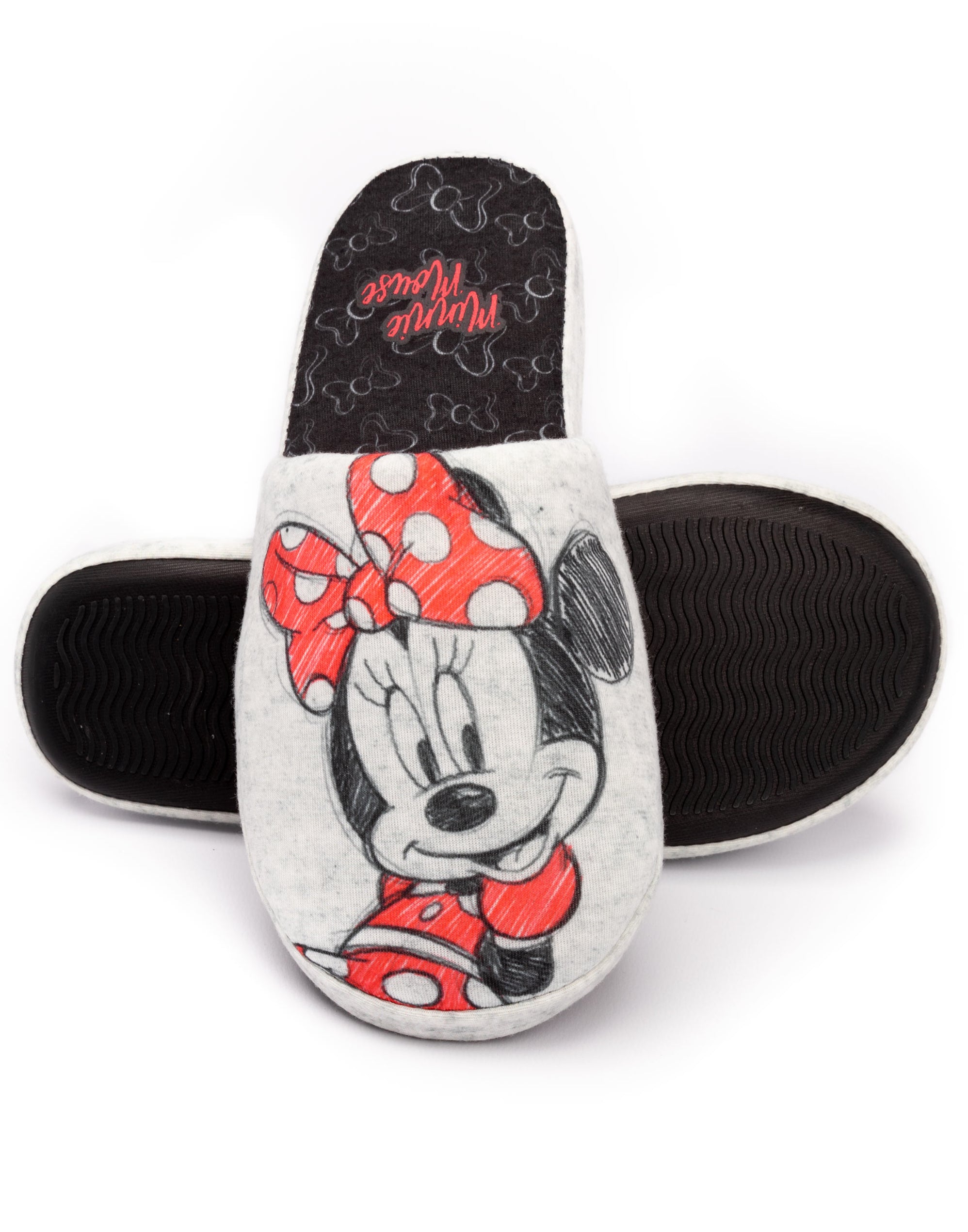 Disney Minnie Mouse Slippers For Women - Grey — Vanilla Underground
