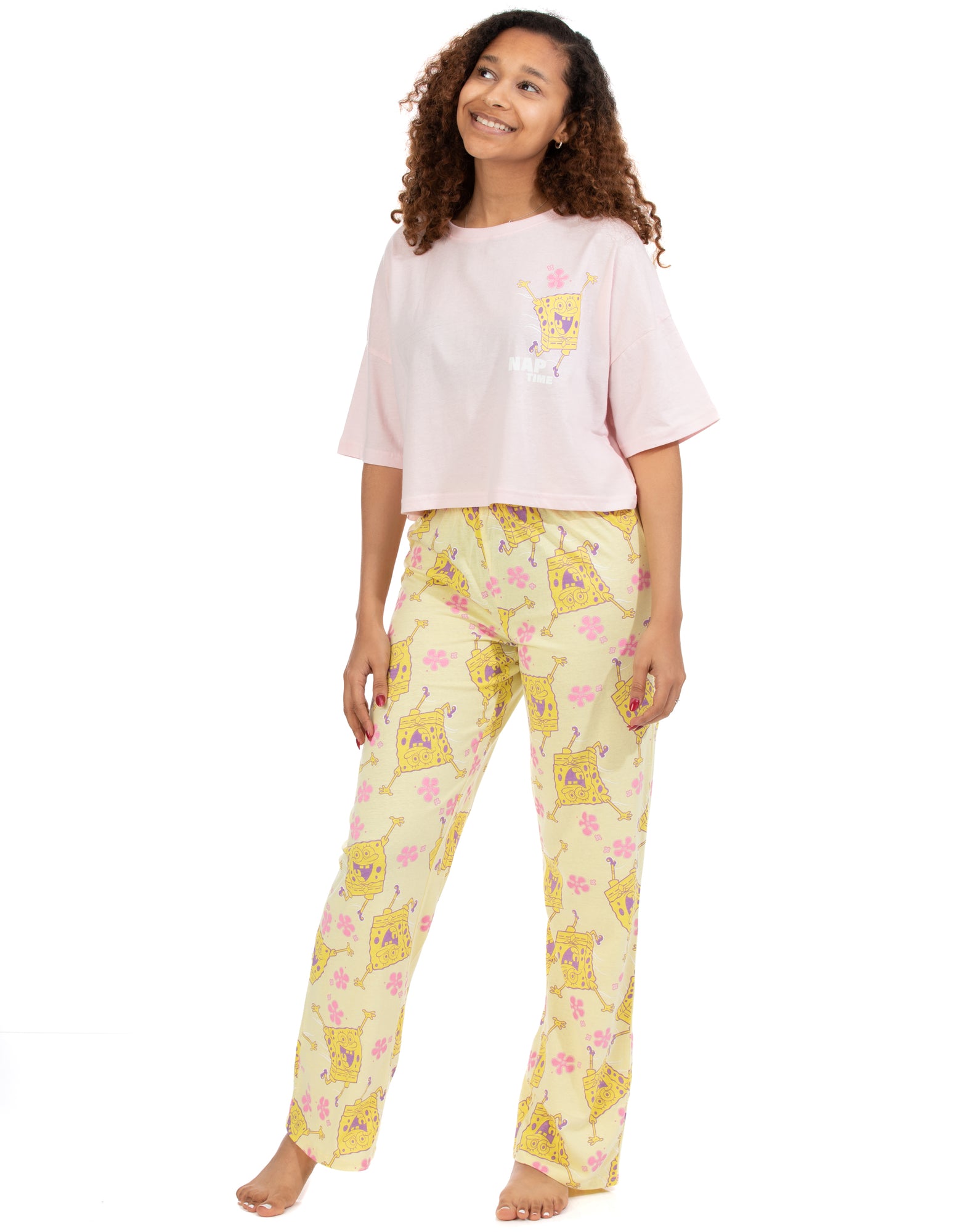 SpongeBob Squarepants Womens Long Leg Pyjamas — Vanilla Underground