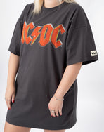 AC/DC Oversized Ladies T-Shirt Dress — Vanilla Underground