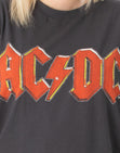 AC/DC Oversized Ladies T-Shirt Dress — Vanilla Underground