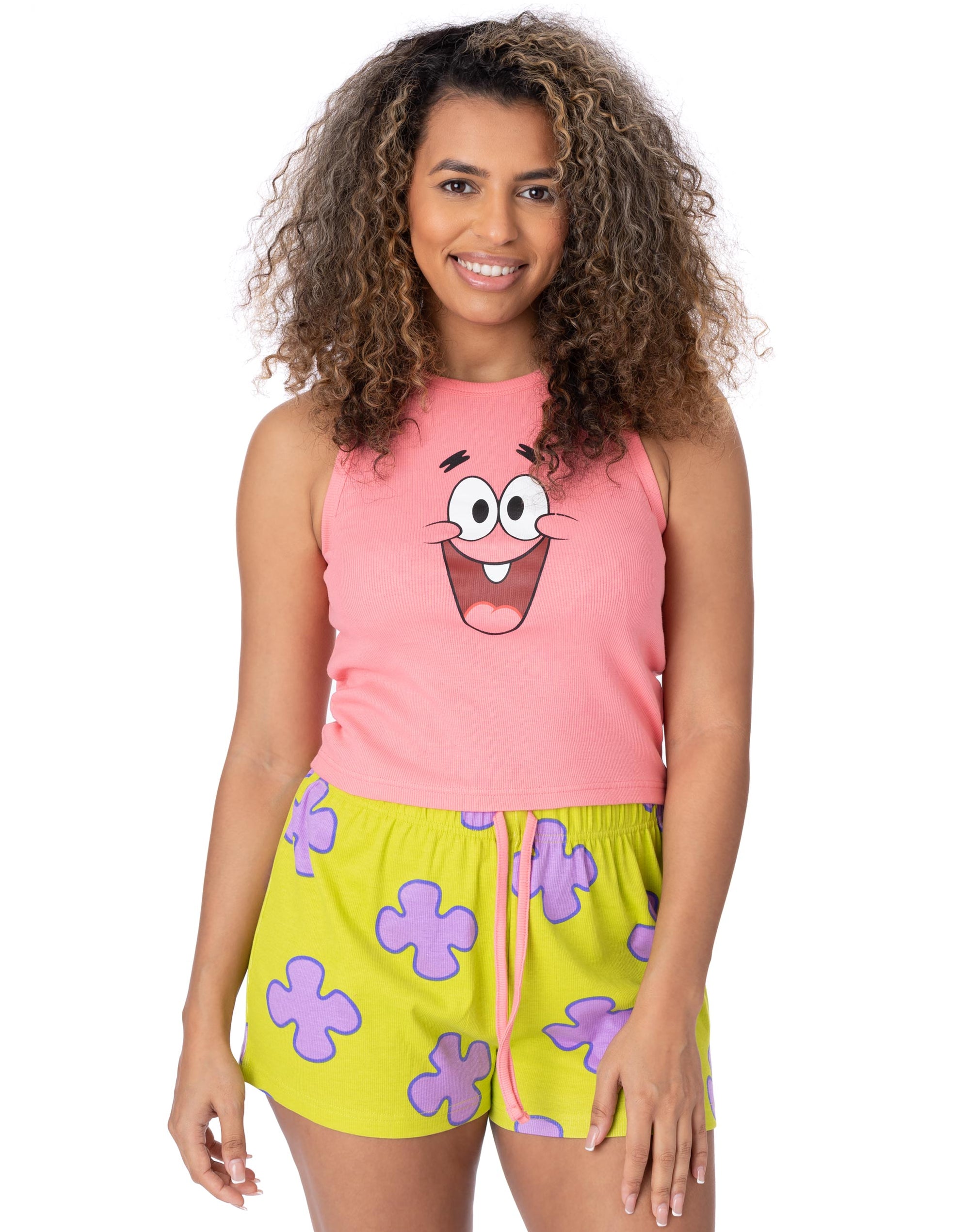 SpongeBob SquarePants Patrick Vest And Shorts Pyjamas — Vanilla Underground