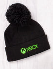 XBOX Kids Bobble Hat | Black Green Beanie Gamer Gift For Boys & Girls ...