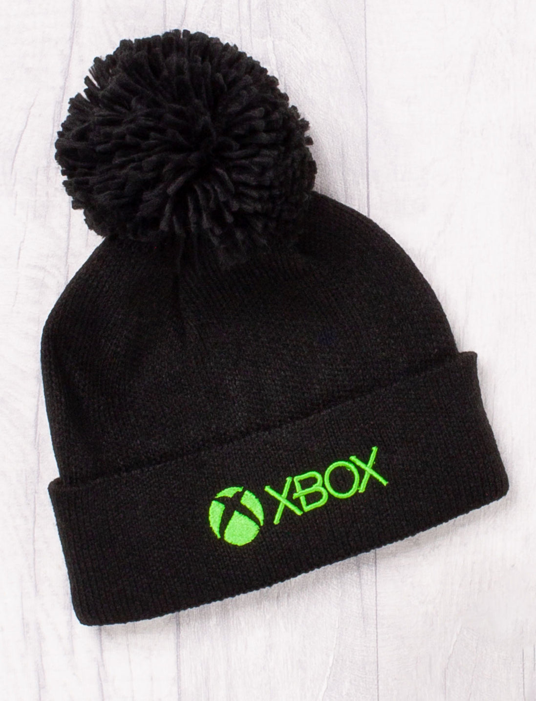 XBOX Kids Bobble Hat | Black Green Beanie Gamer Gift For Boys & Girls ...