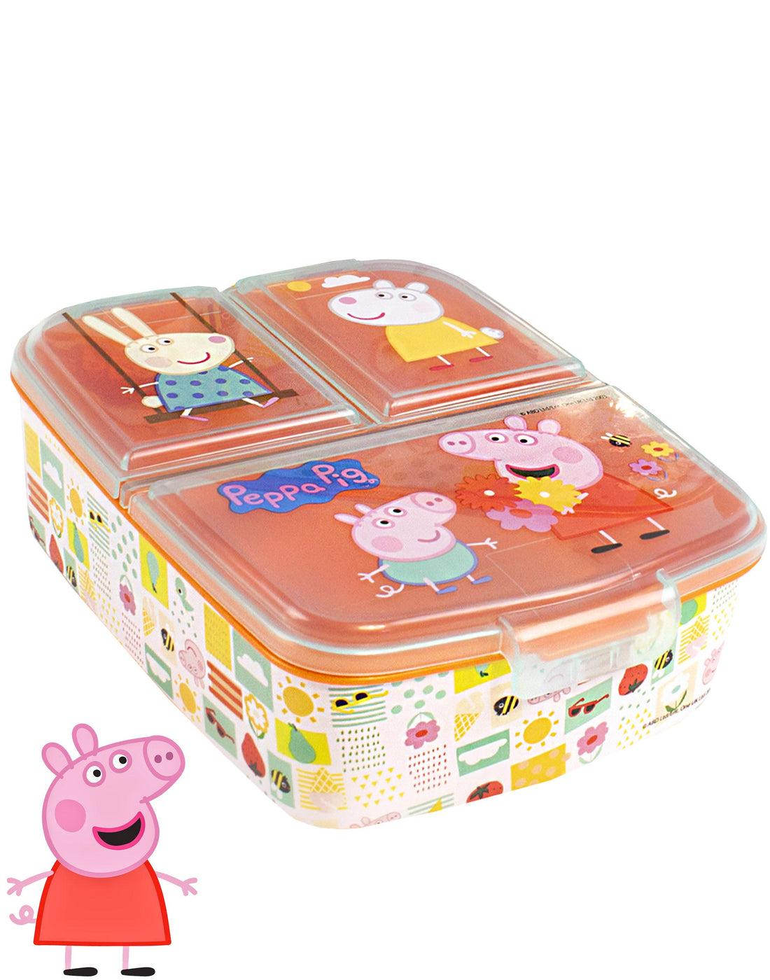 Peppa Pig Lunch Bag Set (Lunch bag, 430ml BPA Free Bottle & Lunch box ...