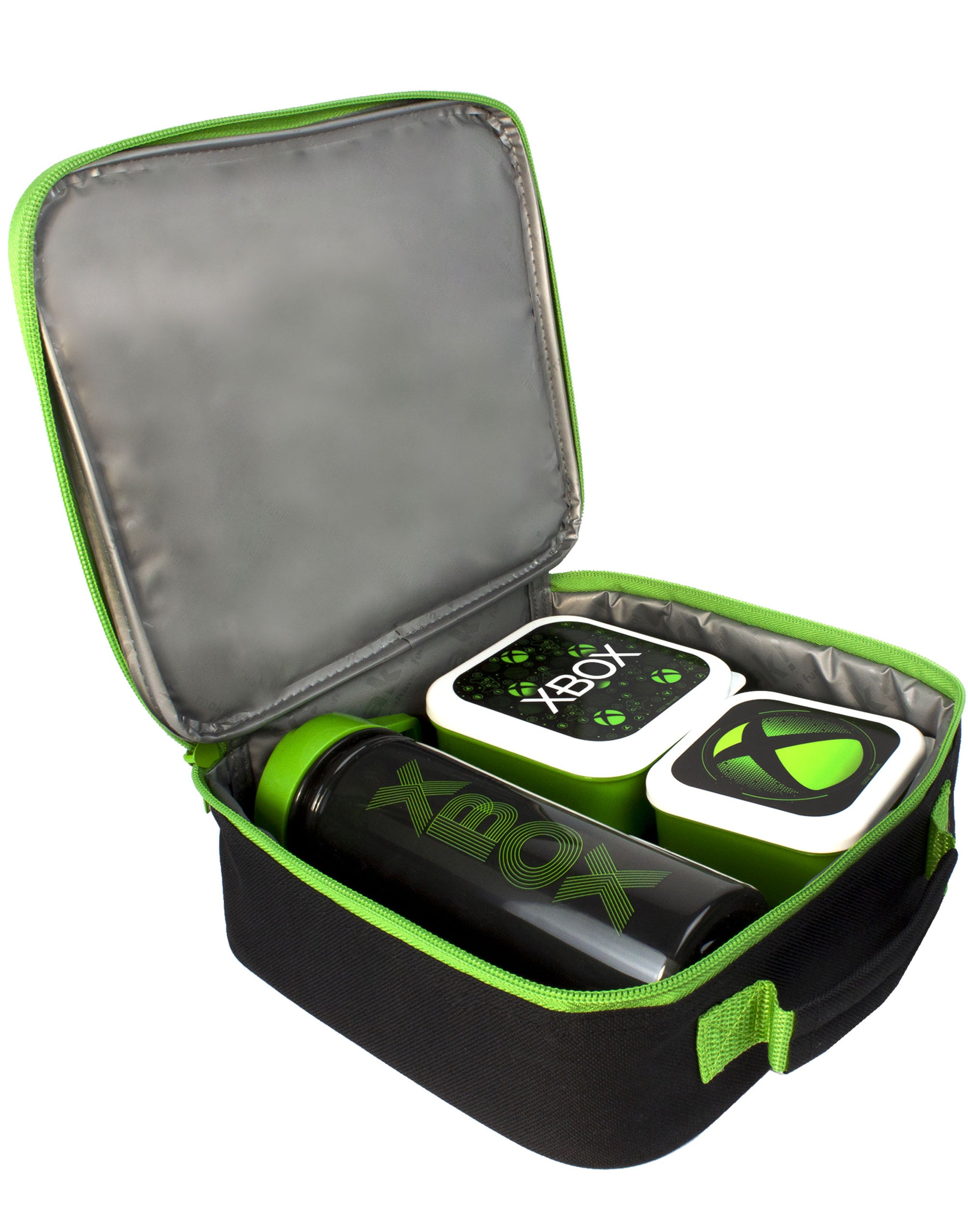 XBOX Gaming Logo 4 Piece Lunch Bag Set Black — Vanilla Underground