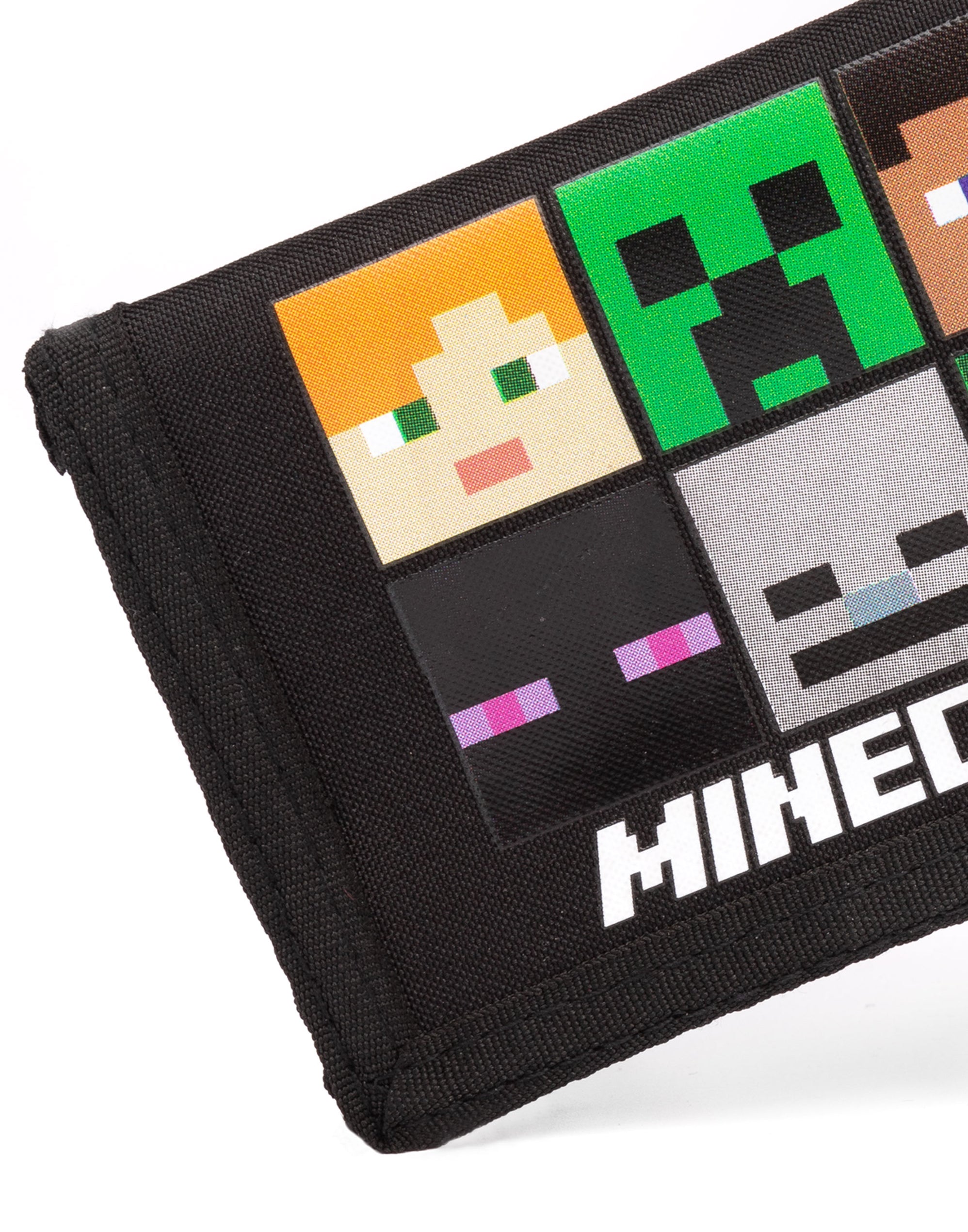 Minecraft Characters Black Wallet — Vanilla Underground
