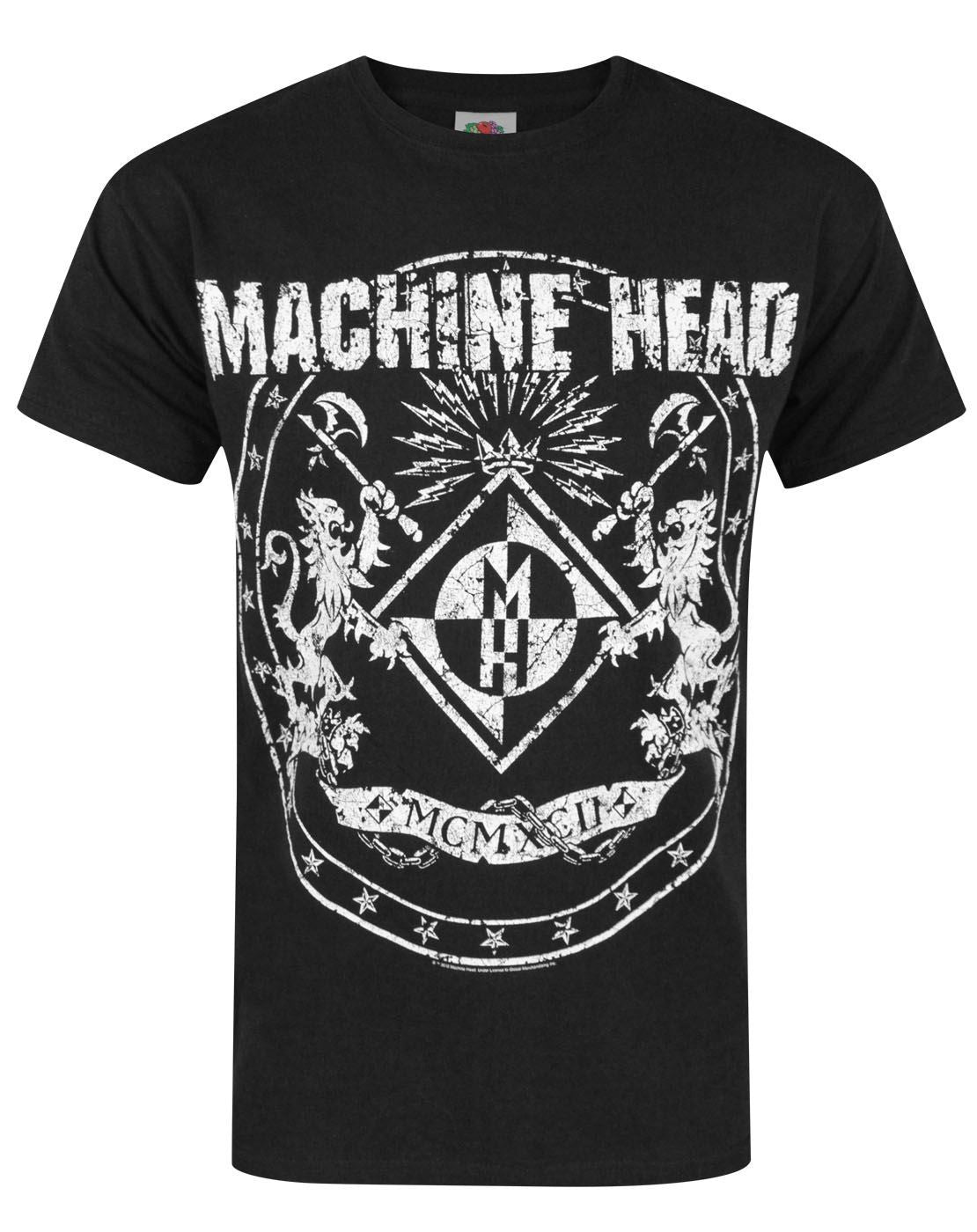 Machine Head Crest Men's T-Shirt — Vanilla Underground