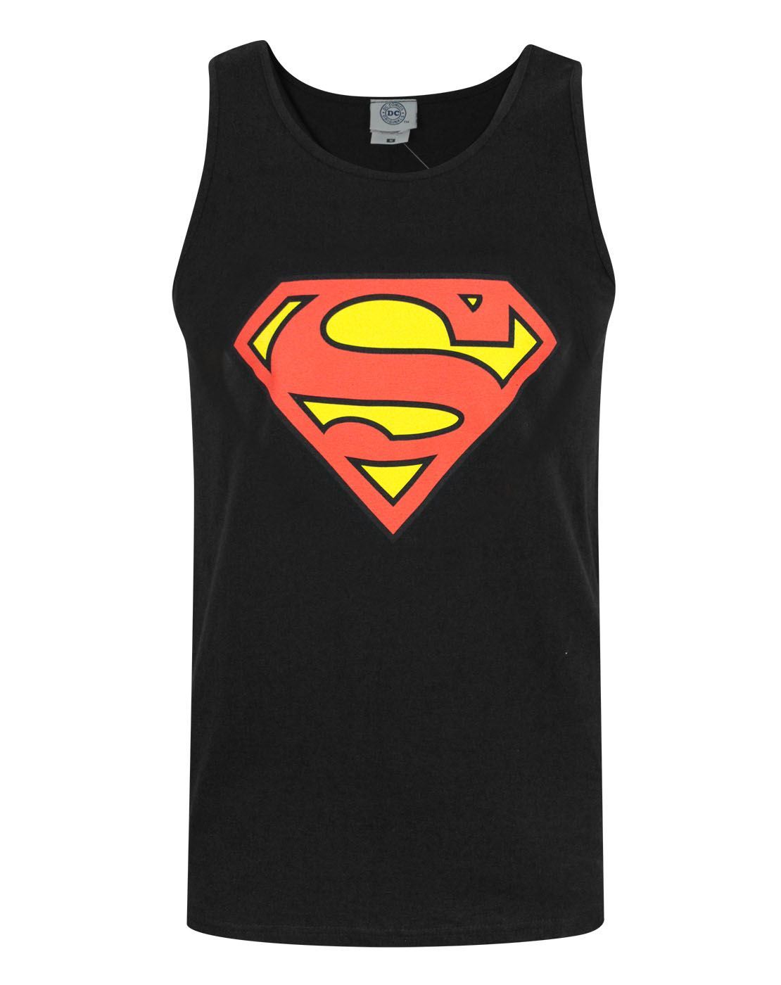 Superman Shield Logo Men's Vest — Vanilla Underground