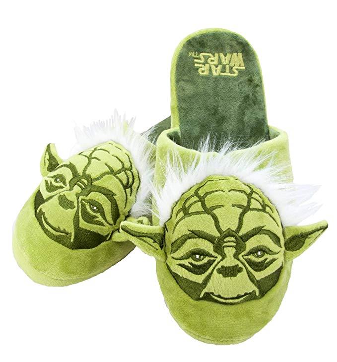 Star Wars Yoda Men's 3D House Slippers - Green — Vanilla Underground