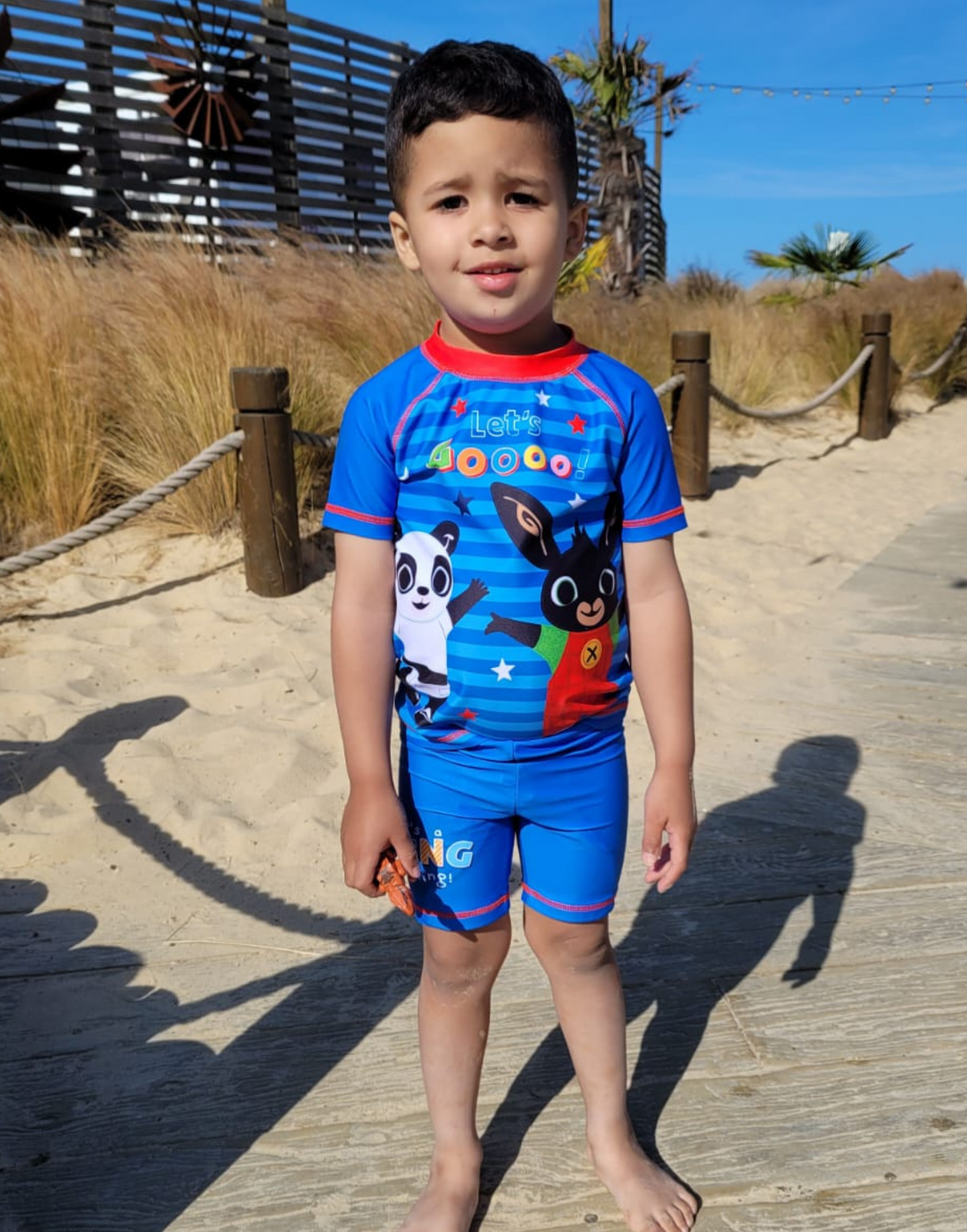 Bing Bunny and Pando Two Piece Boys Swim Set — Vanilla Underground