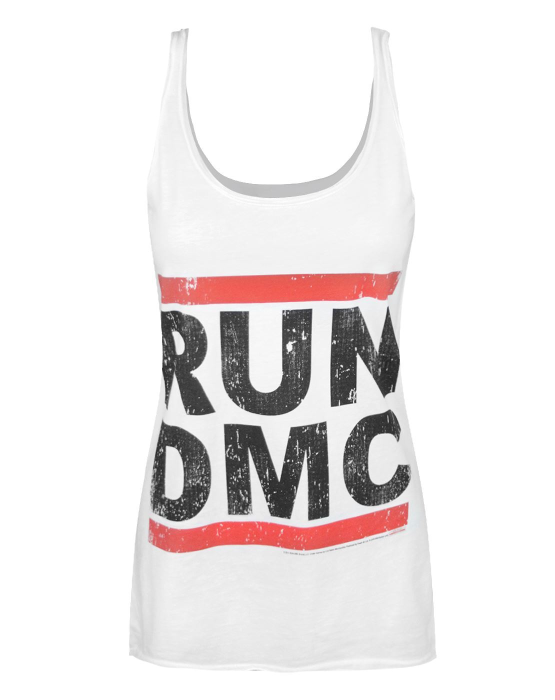 Amplified Run DMC Logo Women's Vest — Vanilla Underground