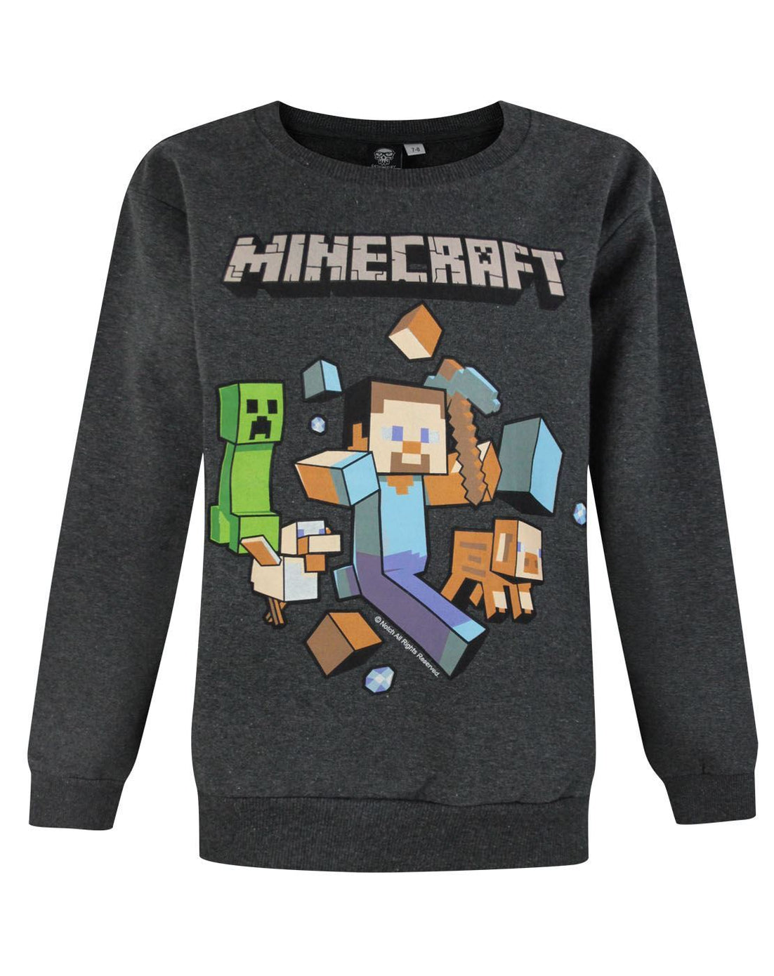Minecraft Run Away Boy's Sweatshirt — Vanilla Underground