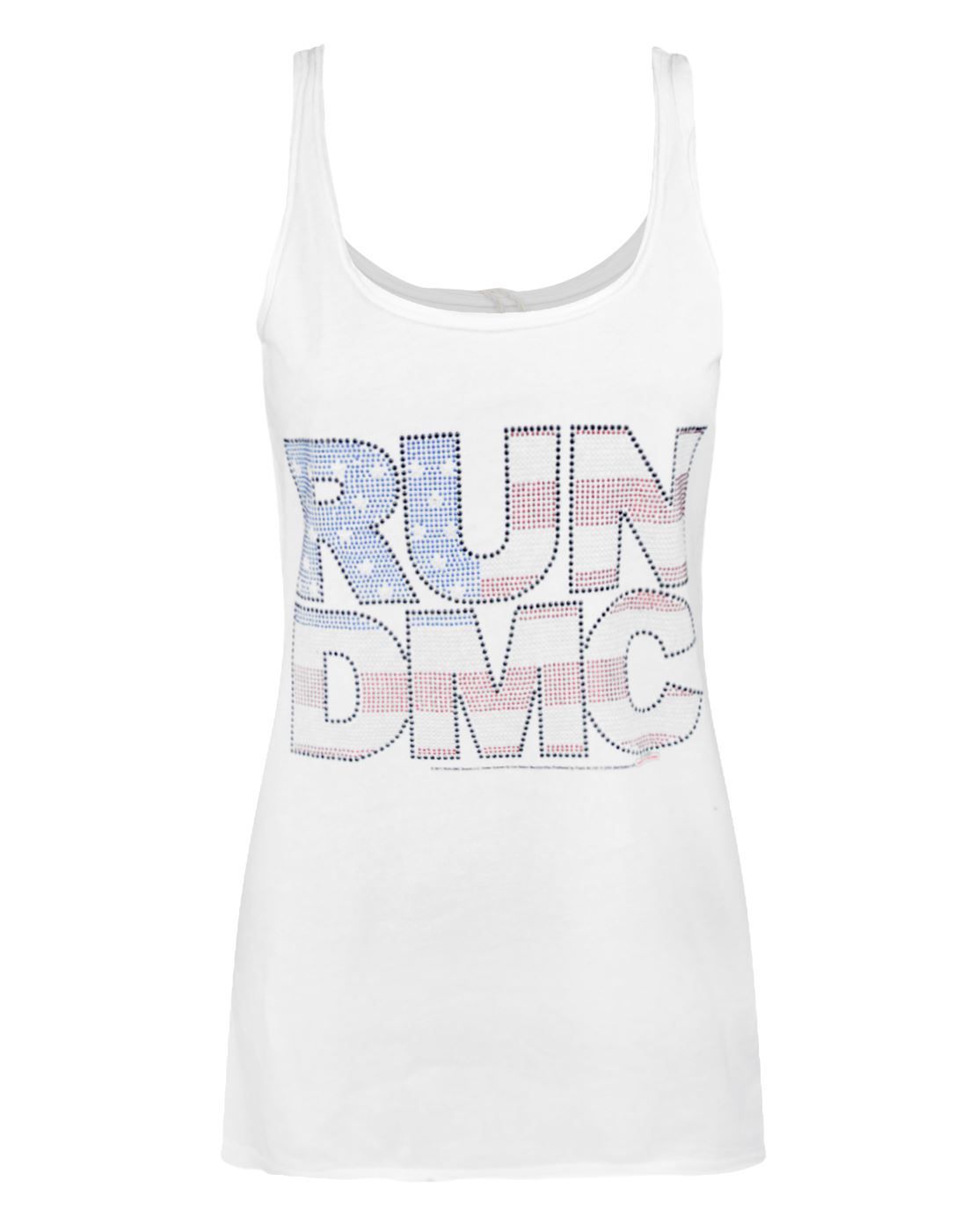Amplified Run DMC USA Diamante Women's Vest — Vanilla Underground