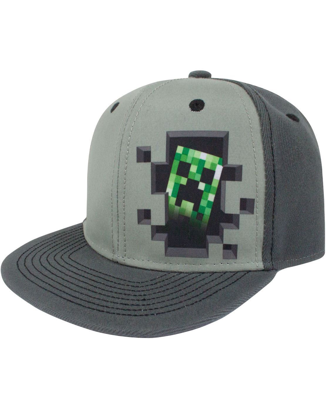 Minecraft Creeper Inside Snapback Cap — Vanilla Underground