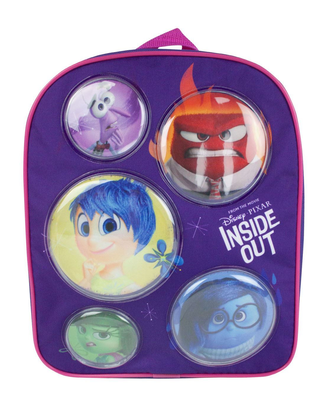 Inside Out Emotions Backpack Purple Rucksack — Vanilla Underground
