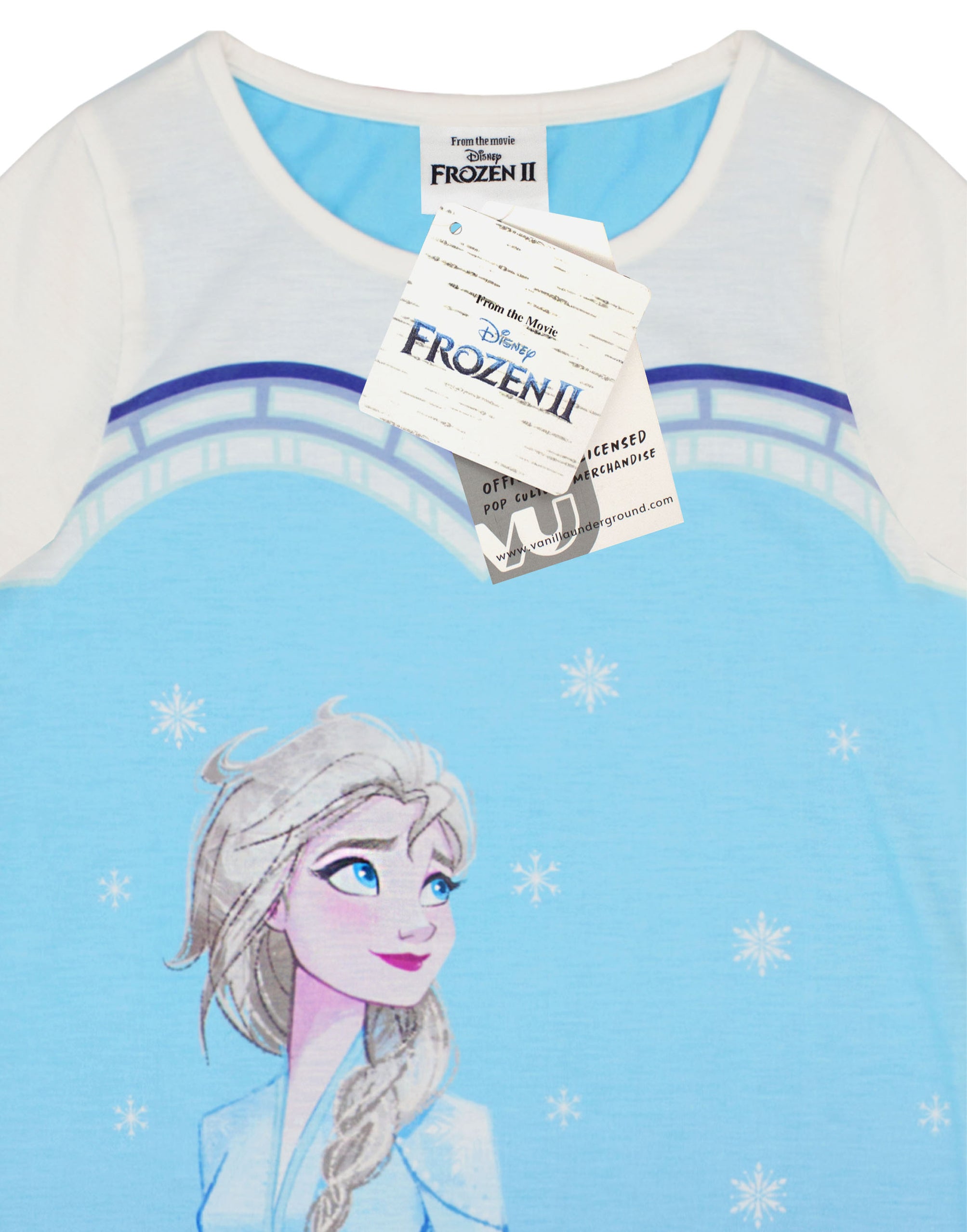 Frozen Elsa Girl's Night Dress Pyjama - Blue — Vanilla Underground