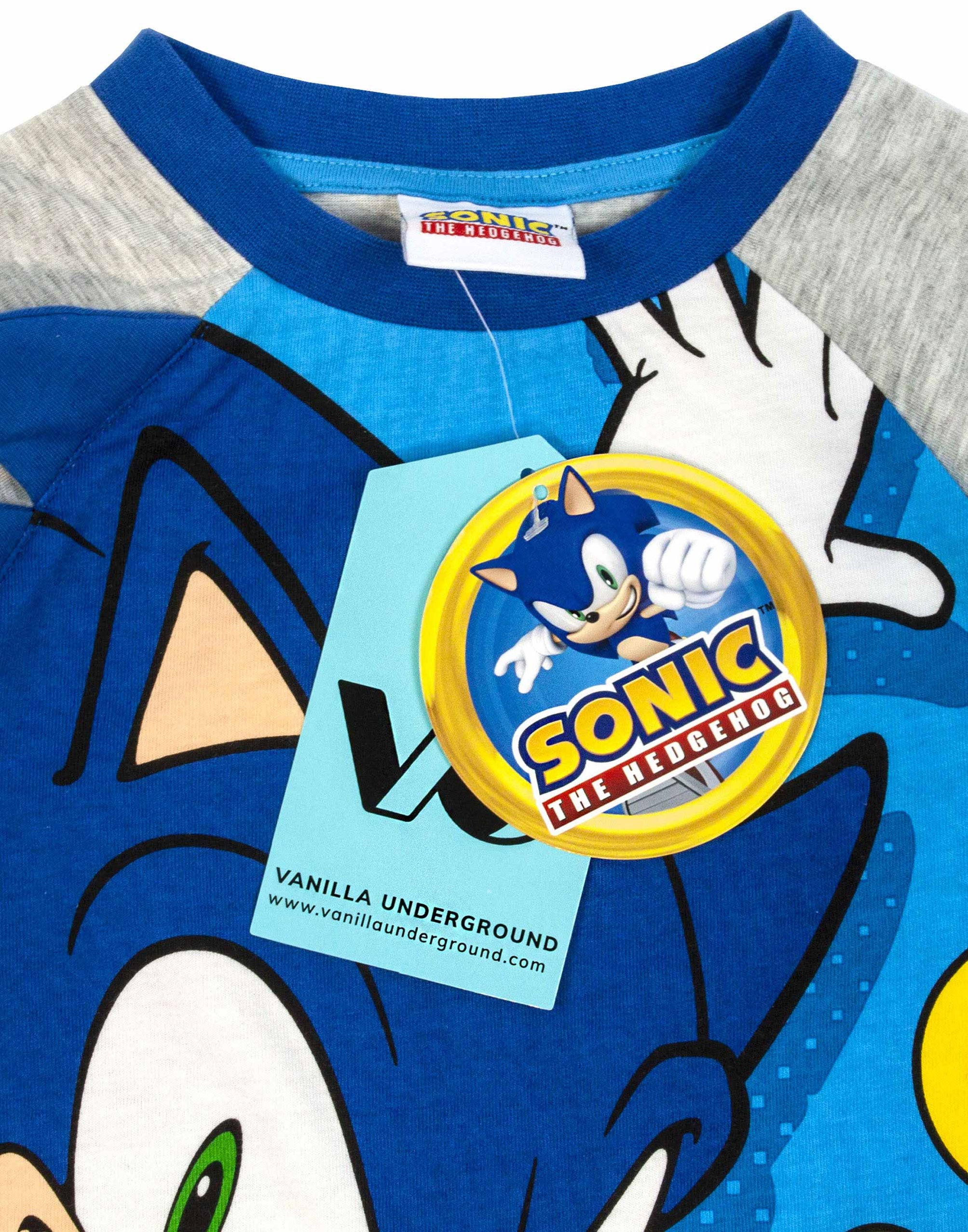 Sonic The Hedgehog 3D Applique Pyjamas — Vanilla Underground
