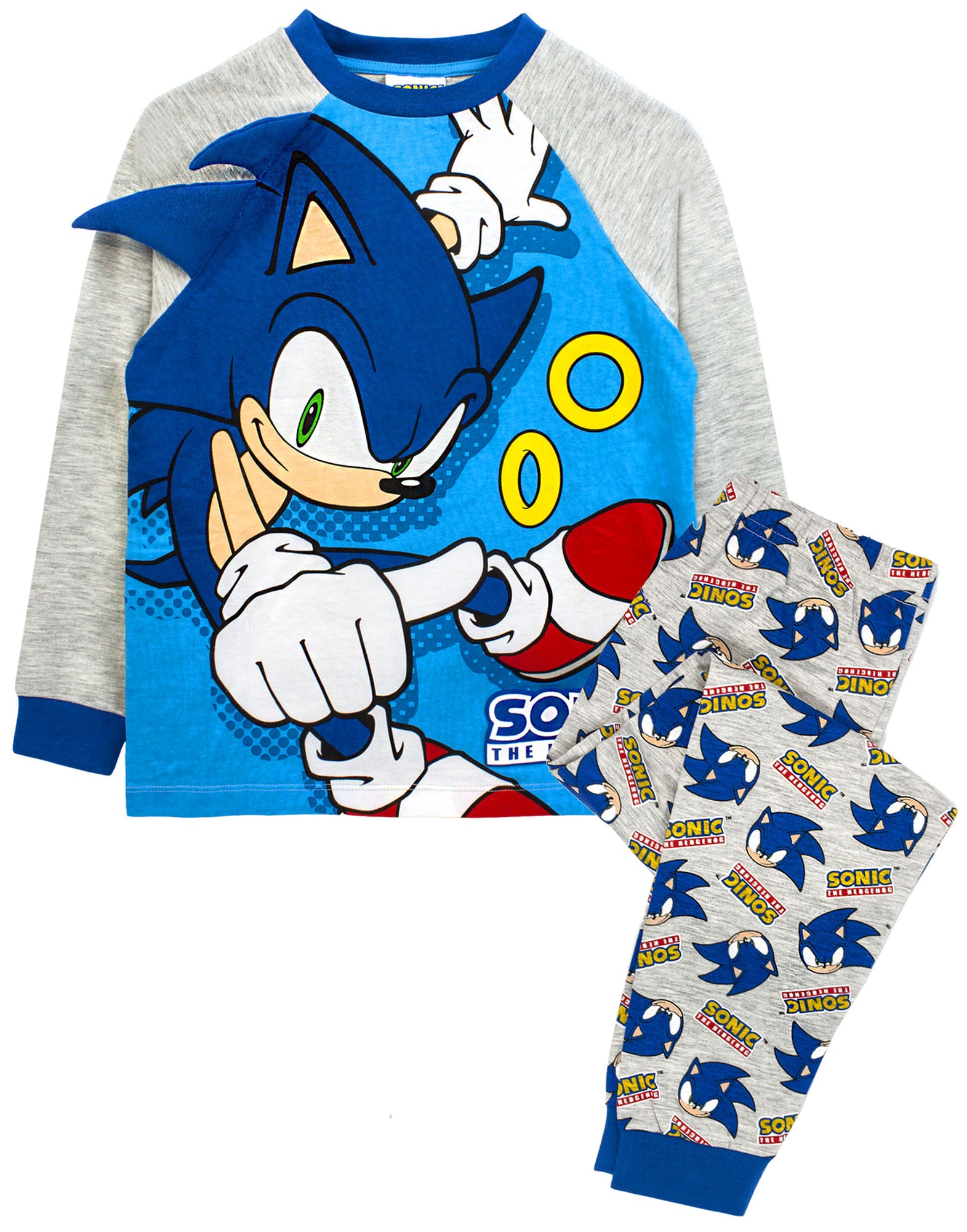 Sonic The Hedgehog 3D Applique Pyjamas — Vanilla Underground