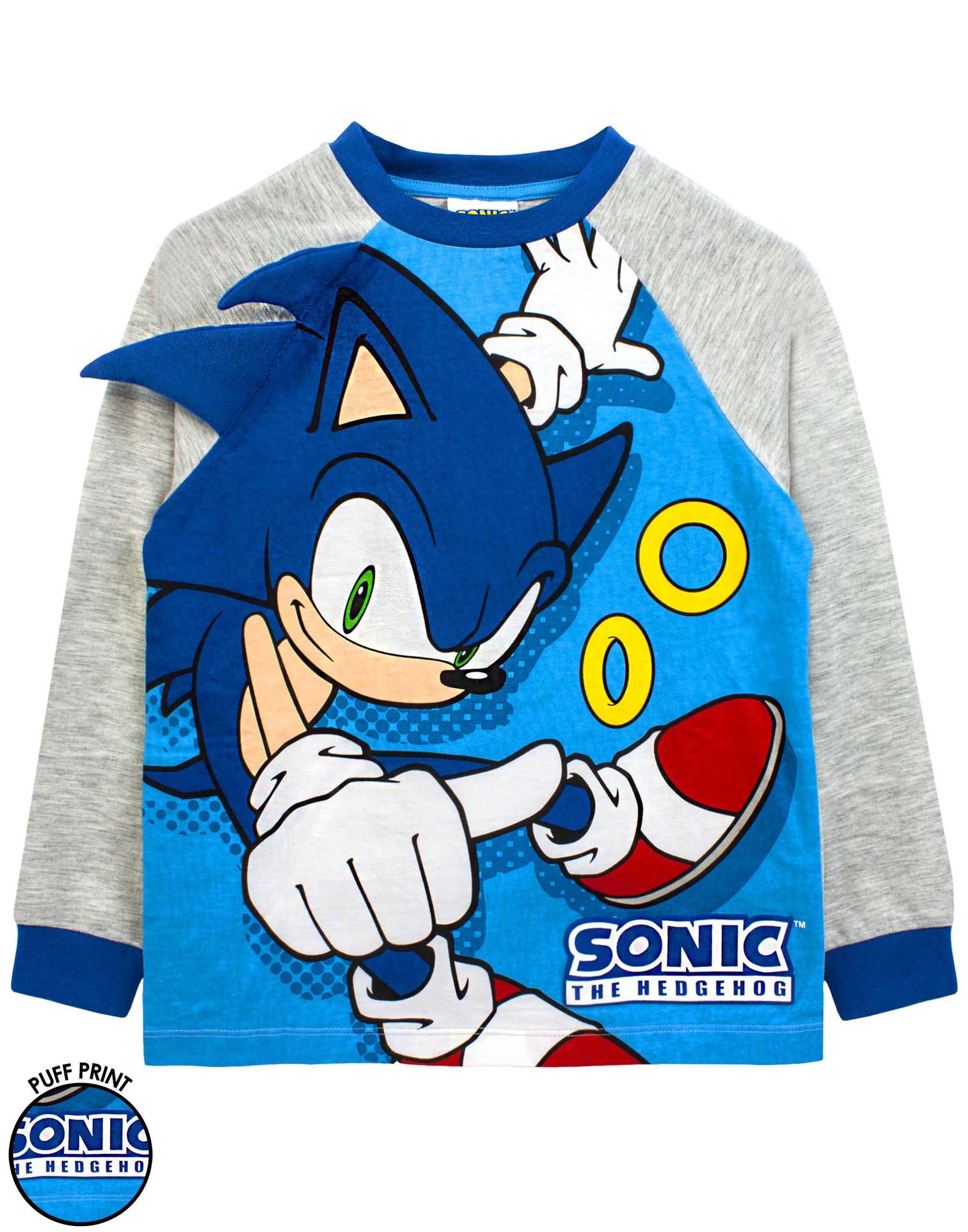 Sonic The Hedgehog 3D Applique Pyjamas — Vanilla Underground