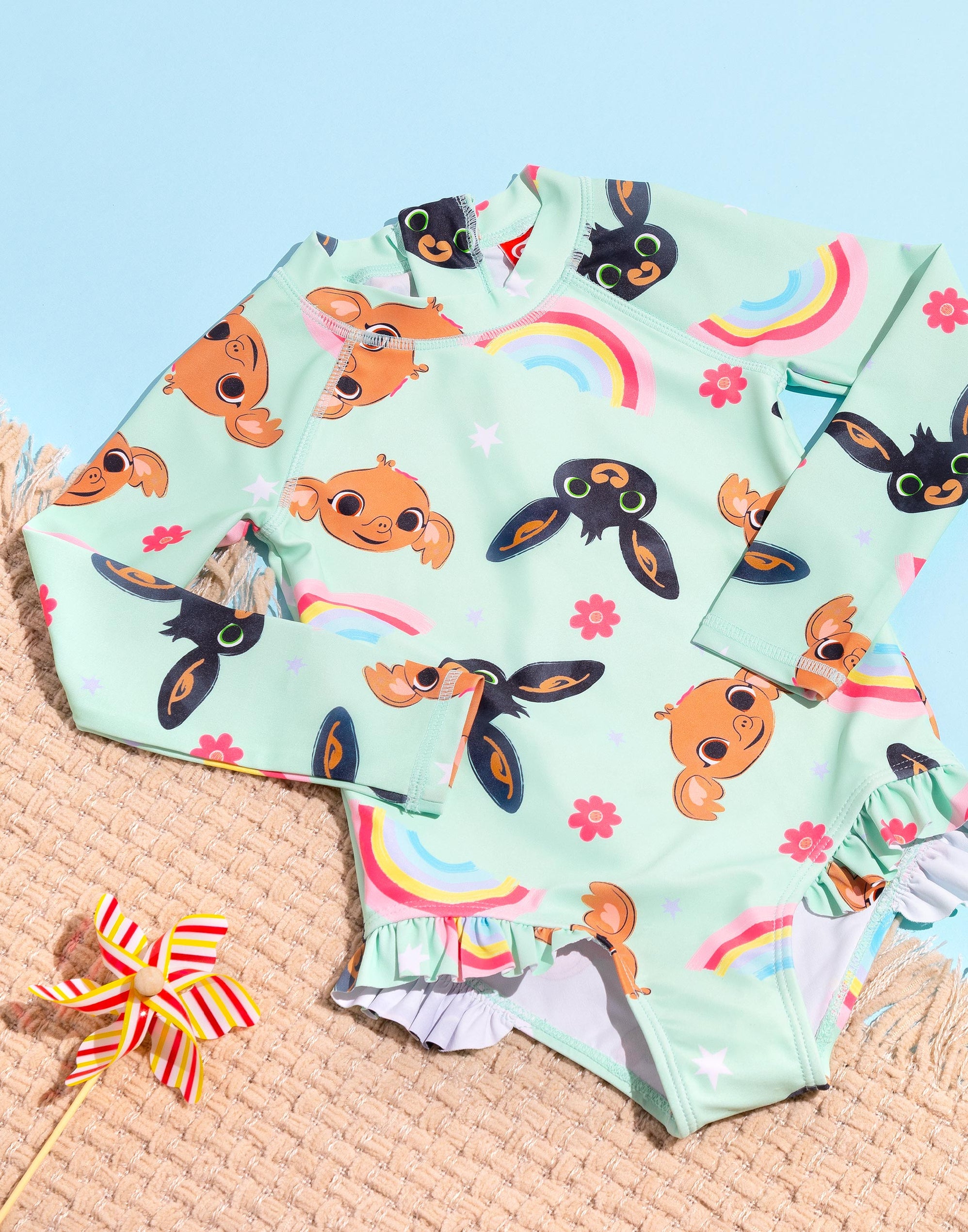 Bing Bunny and Sula One Piece Girls Swimsuit — Vanilla Underground