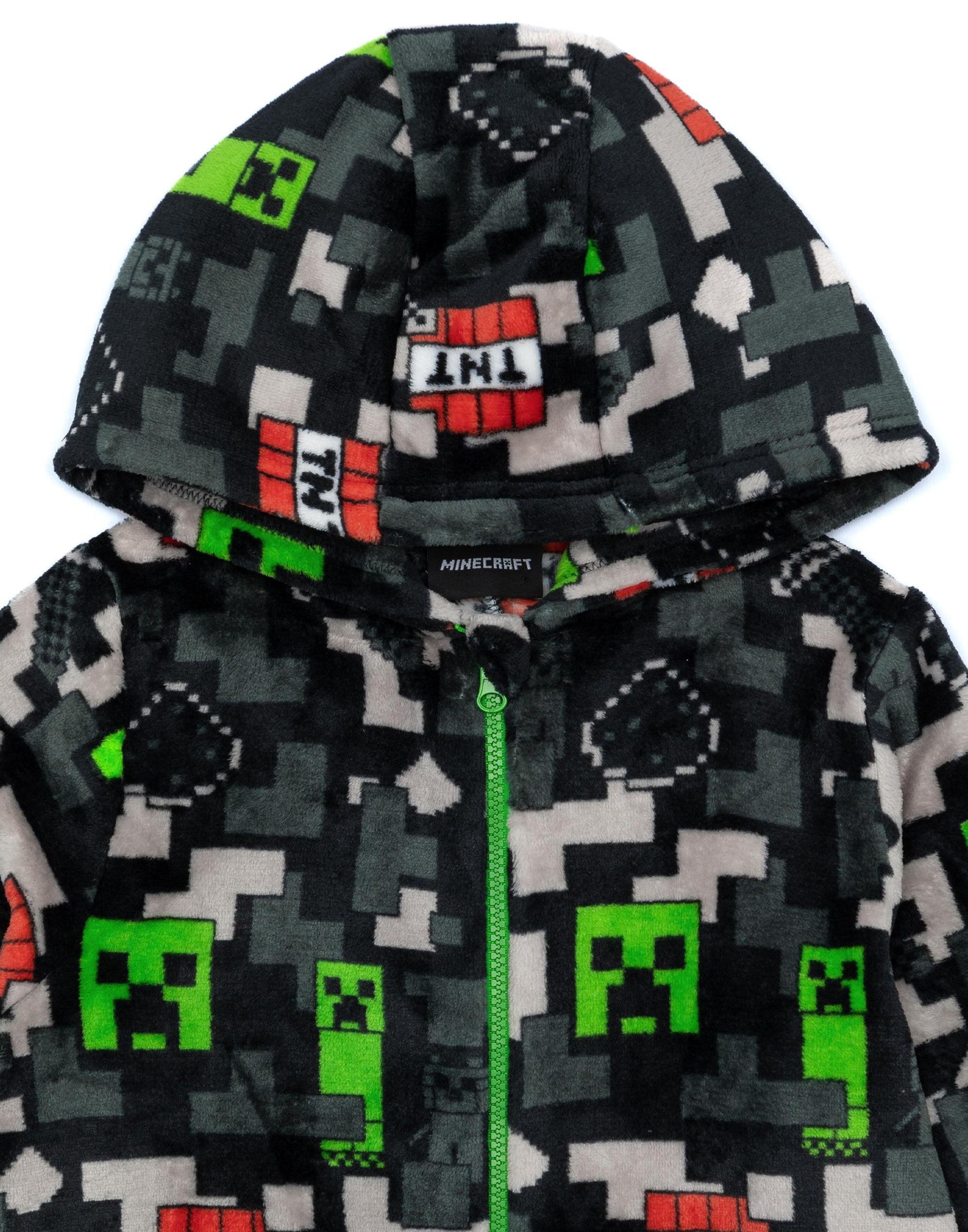 Minecraft All Over Creeper TNT Onesie — Vanilla Underground