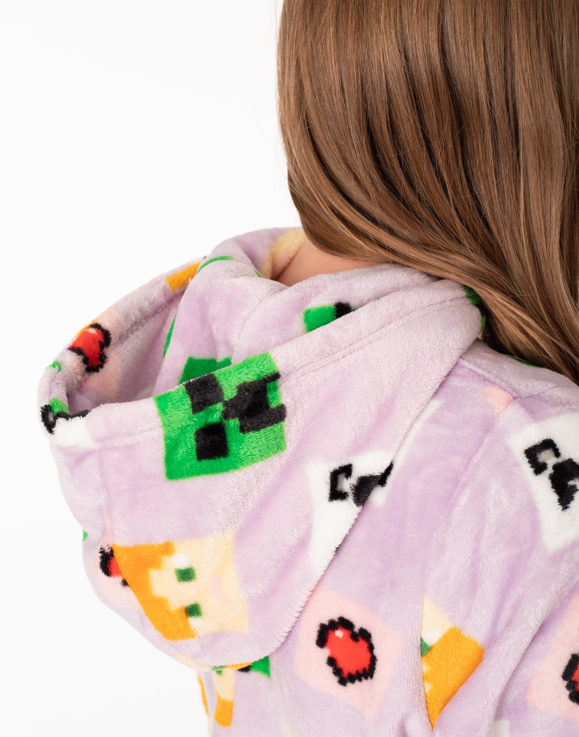 Minecraft Girls Purple All Over Print Onesie — Vanilla Underground