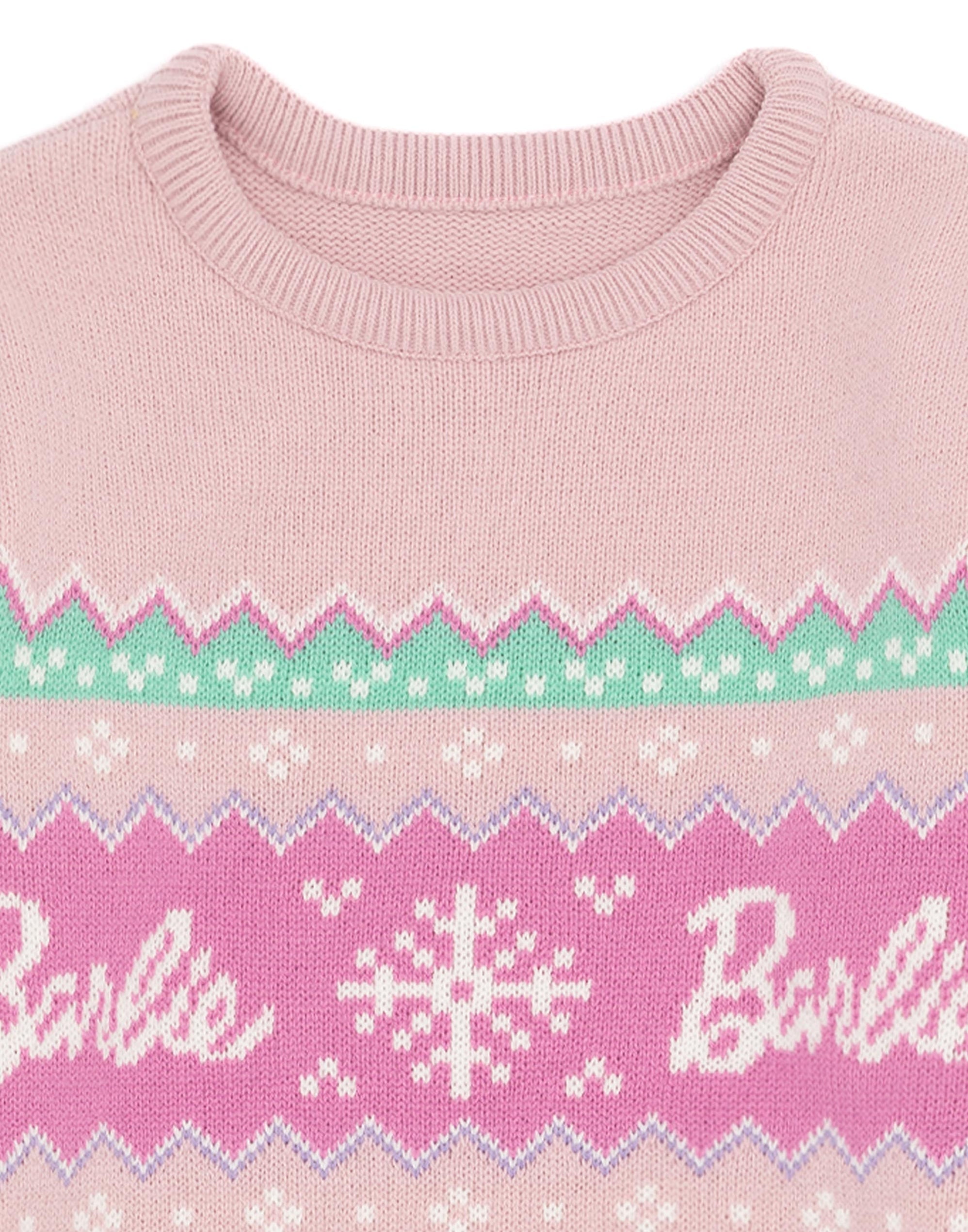 Barbie Girls Fairisle Pattern Jumper — Vanilla Underground