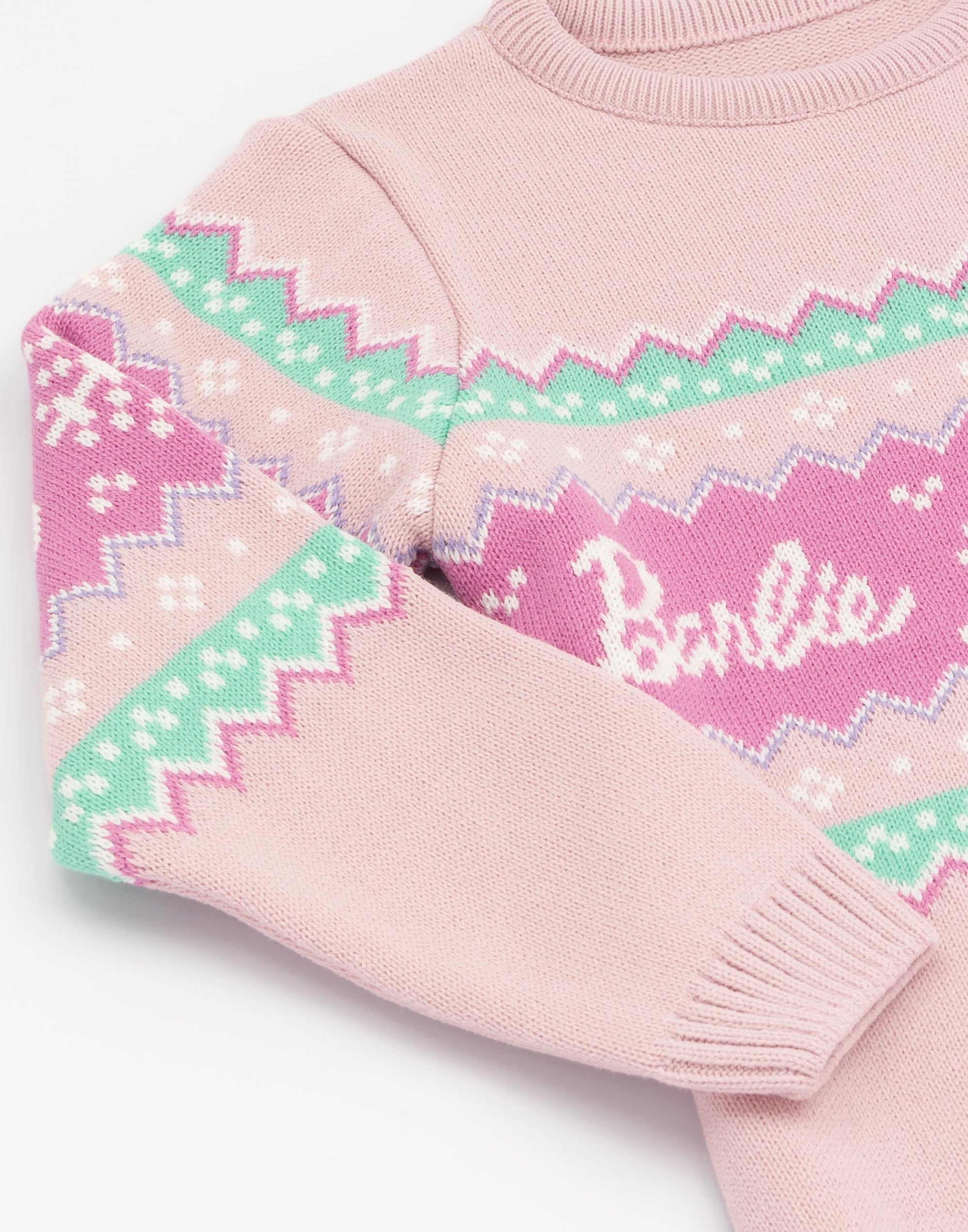 Barbie Girls Fairisle Pattern Jumper — Vanilla Underground