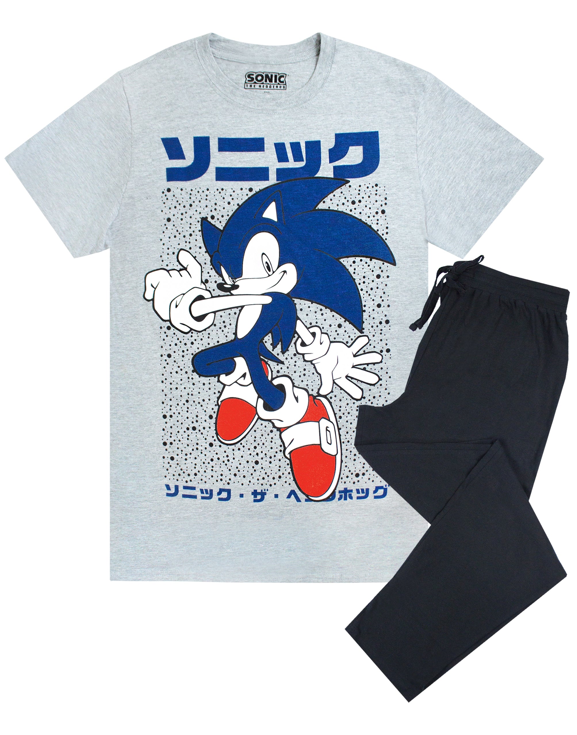 Sonic The Hedgehog Men's Pyjama Lounge Pant Set — Vanilla Underground