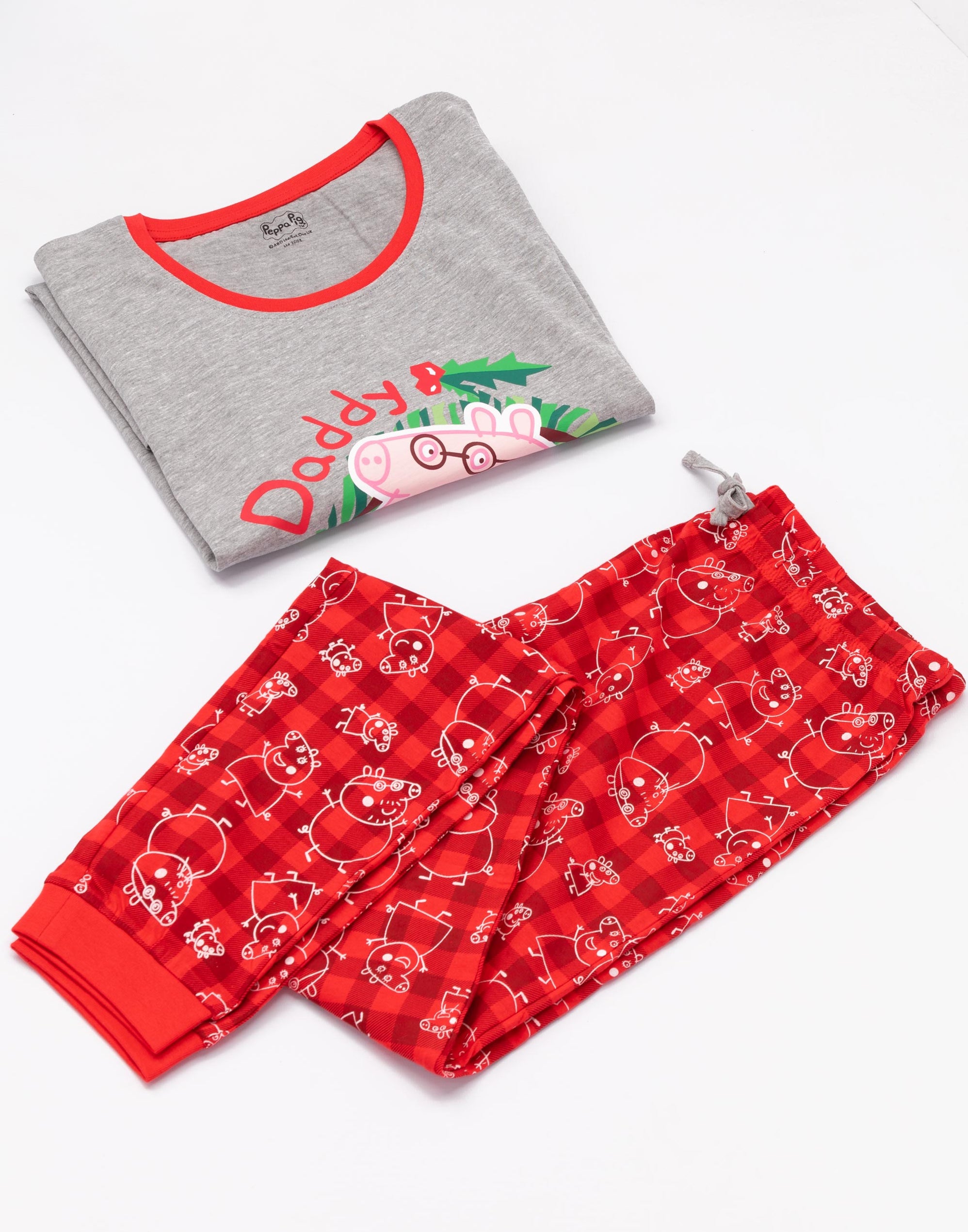 Peppa Pig - Daddy Pig - Christmas Family Pyjamas - Mens — Vanilla ...