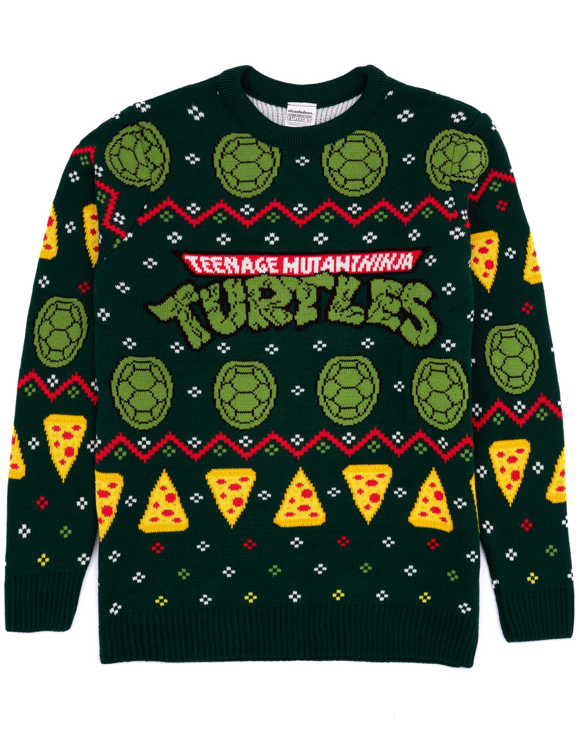 Teenage Mutant Ninja Turtles TMNT Adult Knitted Jumper — Vanilla ...