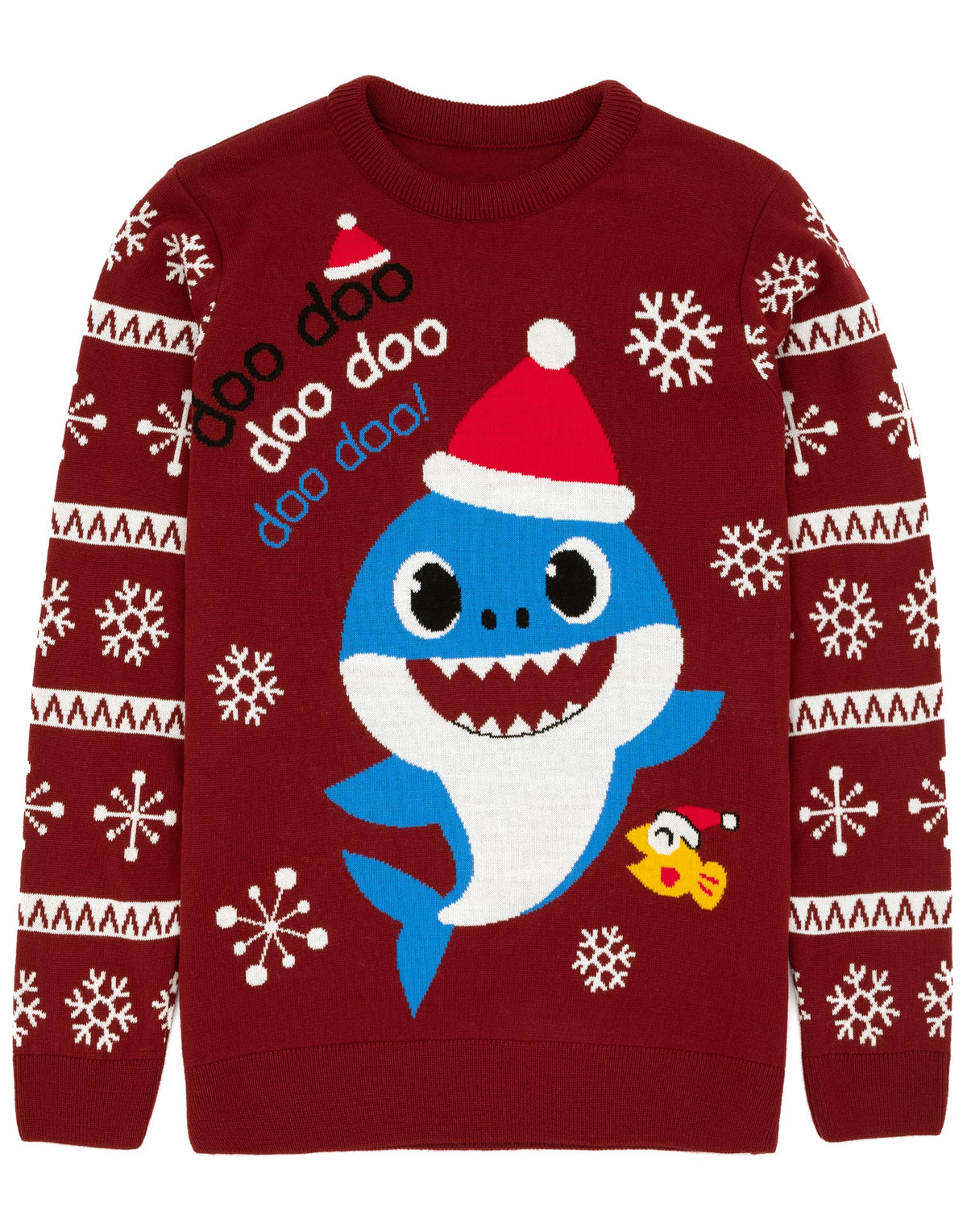 Baby Shark Daddy Shark Mens Family Matching Christmas Jumper — Vanilla ...