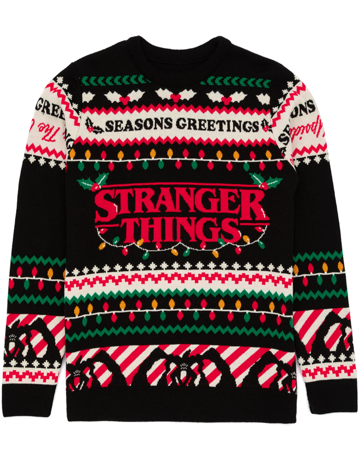 Stranger Things Unisex Adults Christmas Jumper — Vanilla Underground