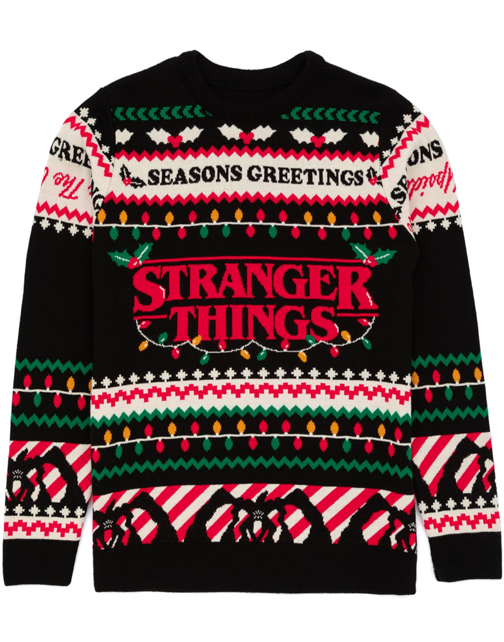 Stranger Things Unisex Adults Christmas Jumper — Vanilla Underground